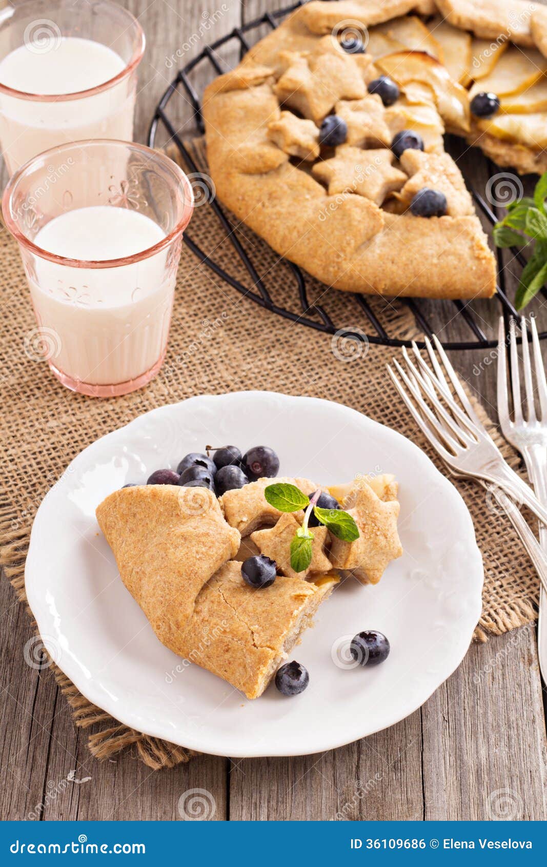 Apple open pie stock photo. Image of blueberry, snack - 36109686