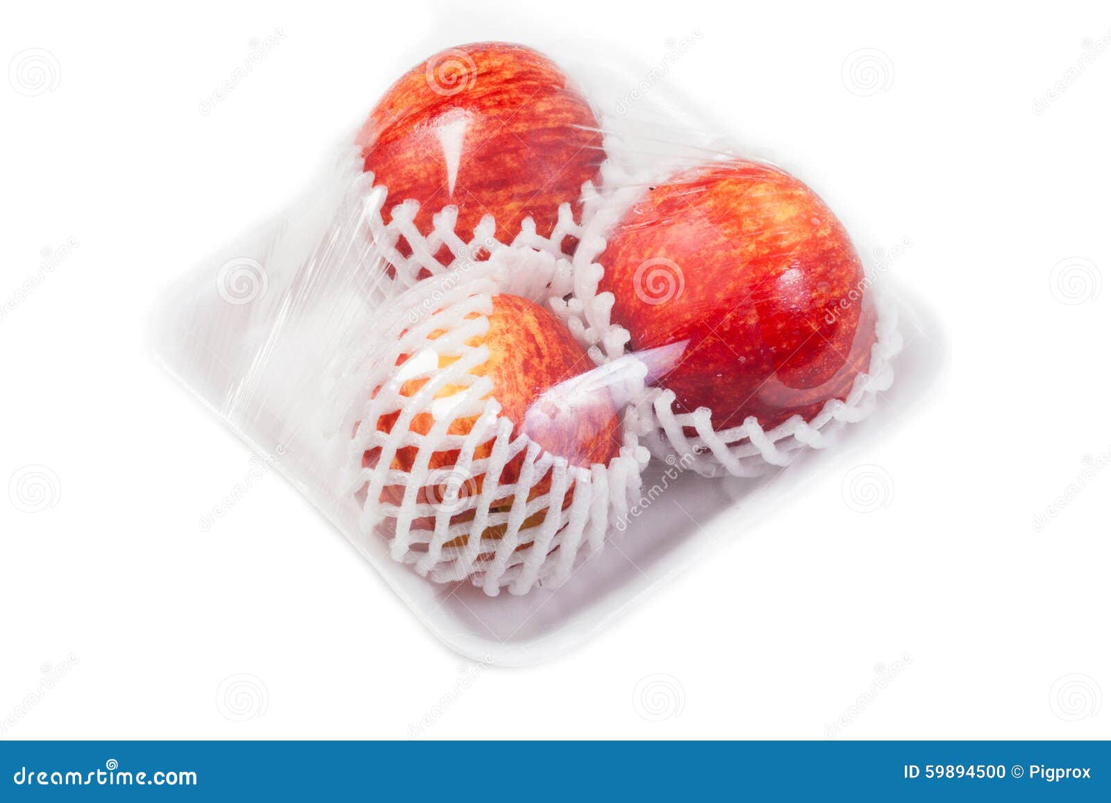 Apple in Packing on White Backbround. Stock Photo - Image of fruit ...