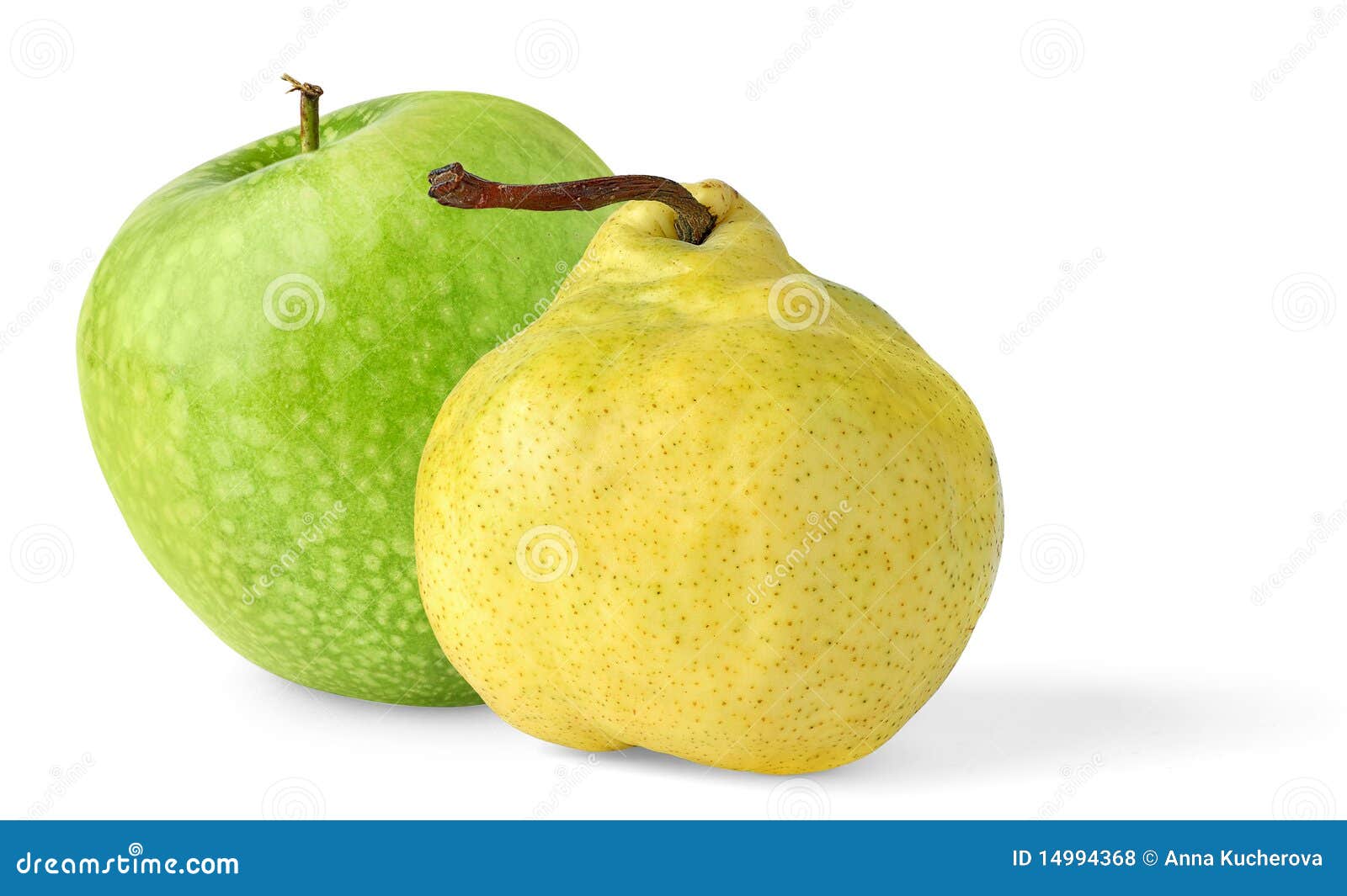 Isolated apple and pear stock photo. Image of antioxidant - 14994368