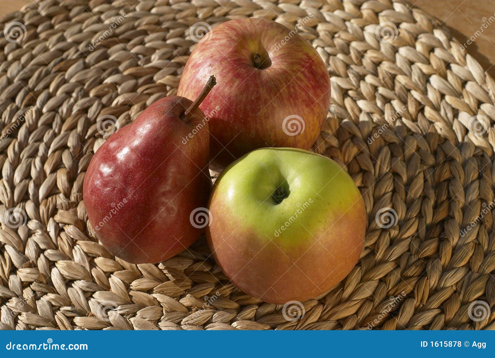 Apple and pear stock photo. Image of healthy, garden, grown - 1615878