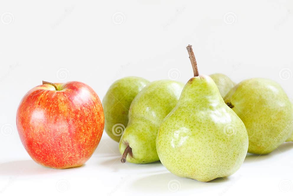 Apple and pears stock image. Image of food, apple, diet - 25187855