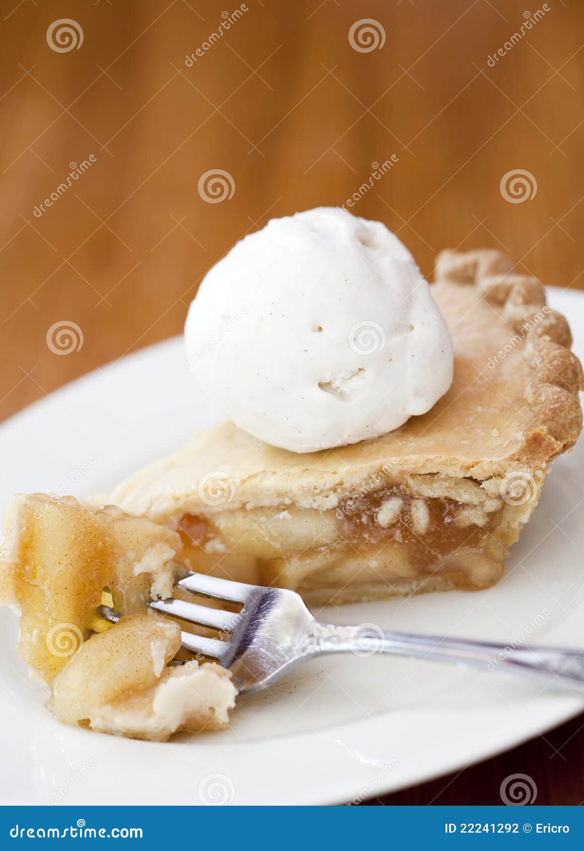 Apple pie alamode stock photo. Image of homemade, alamode - 22241292