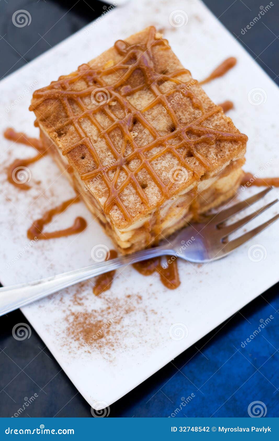 Apple Pie with Apples and Condensed Milk Stock Photo - Image of health ...