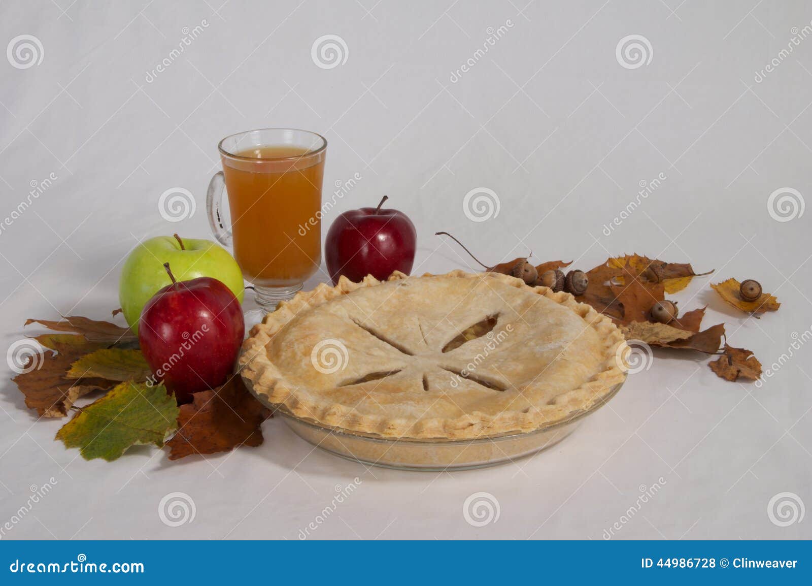 Apple Pie and Cider stock photo. Image of colors, delicious - 44986728