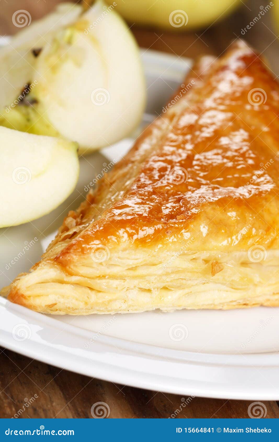 Apple puff stock image. Image of tart, teatime, puff - 15664841