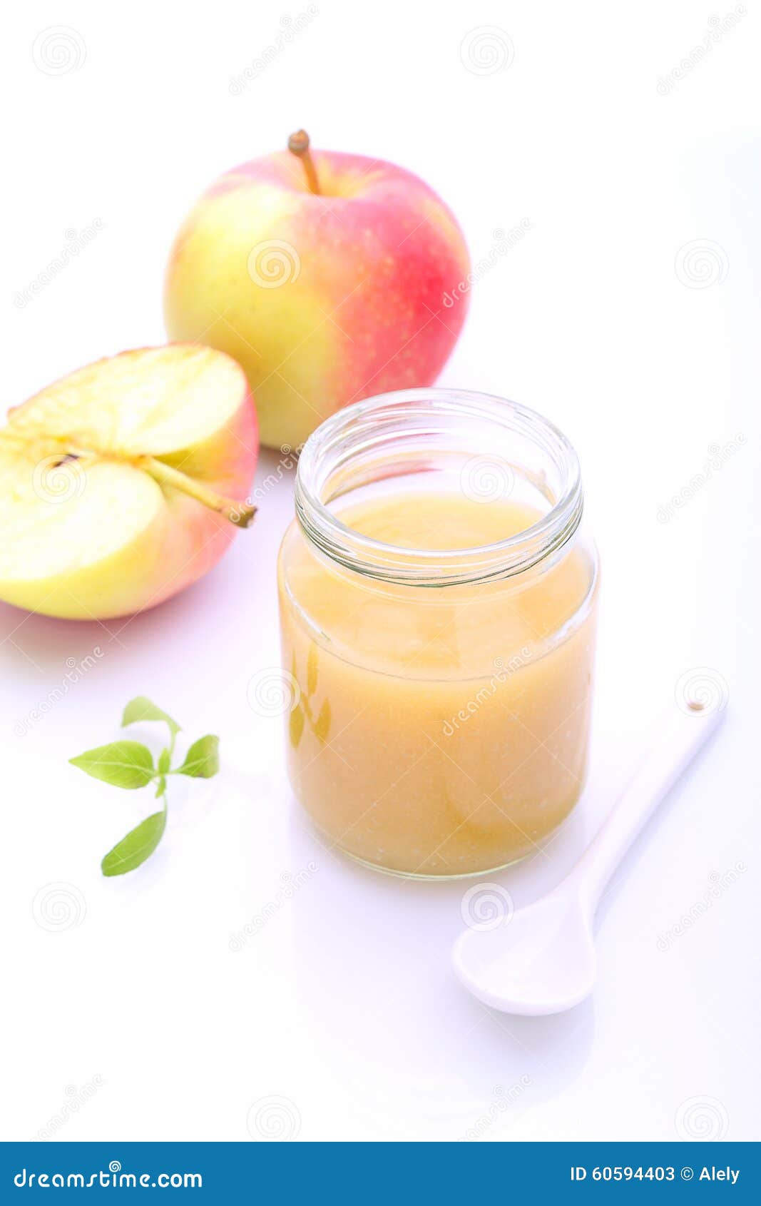 Apple puree stock image. Image of edible, objects, apples - 60594403