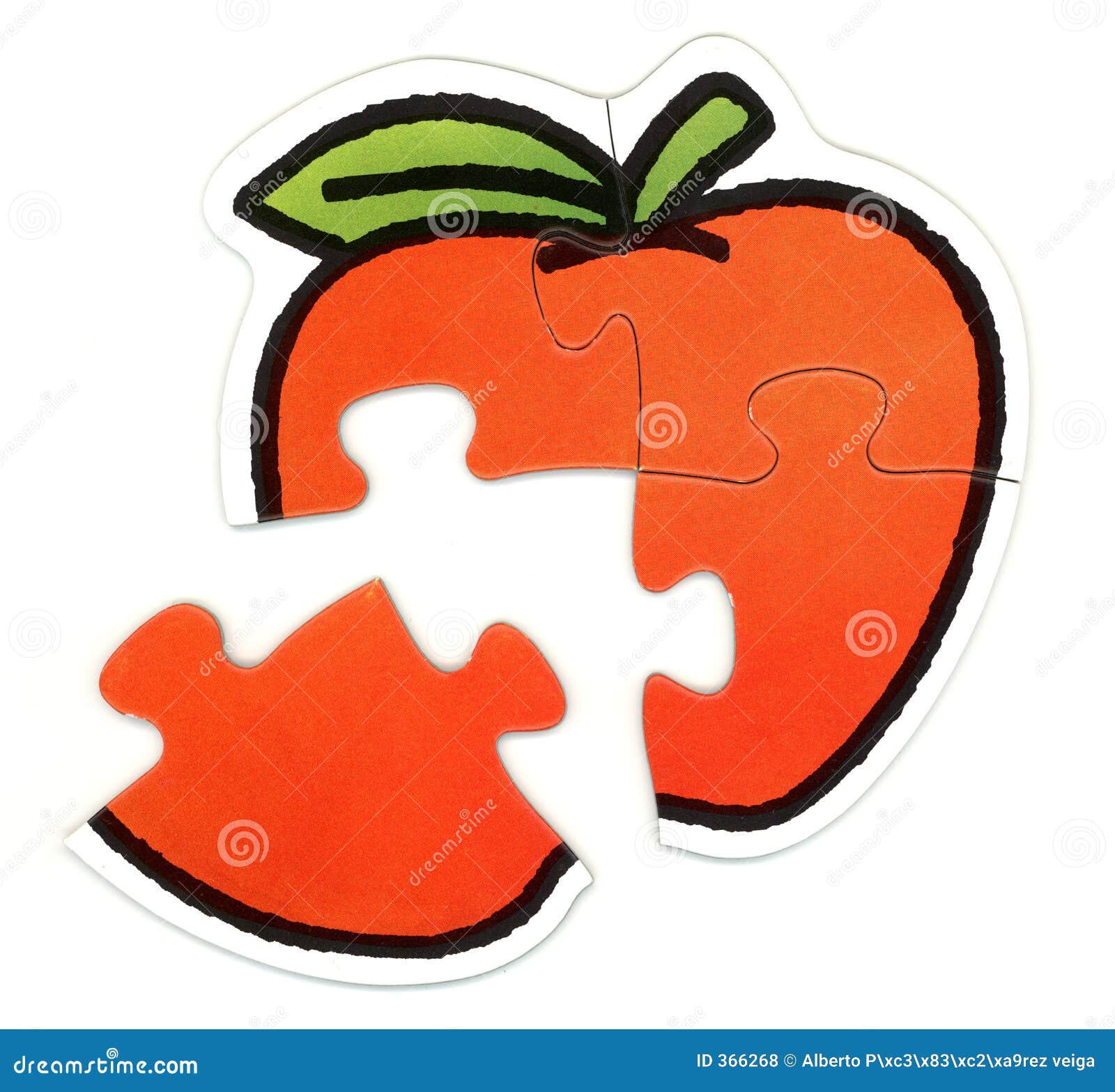 Apple-Puzzlespiel stockfoto. Bild von apfel, grün, diätetisch - 366268