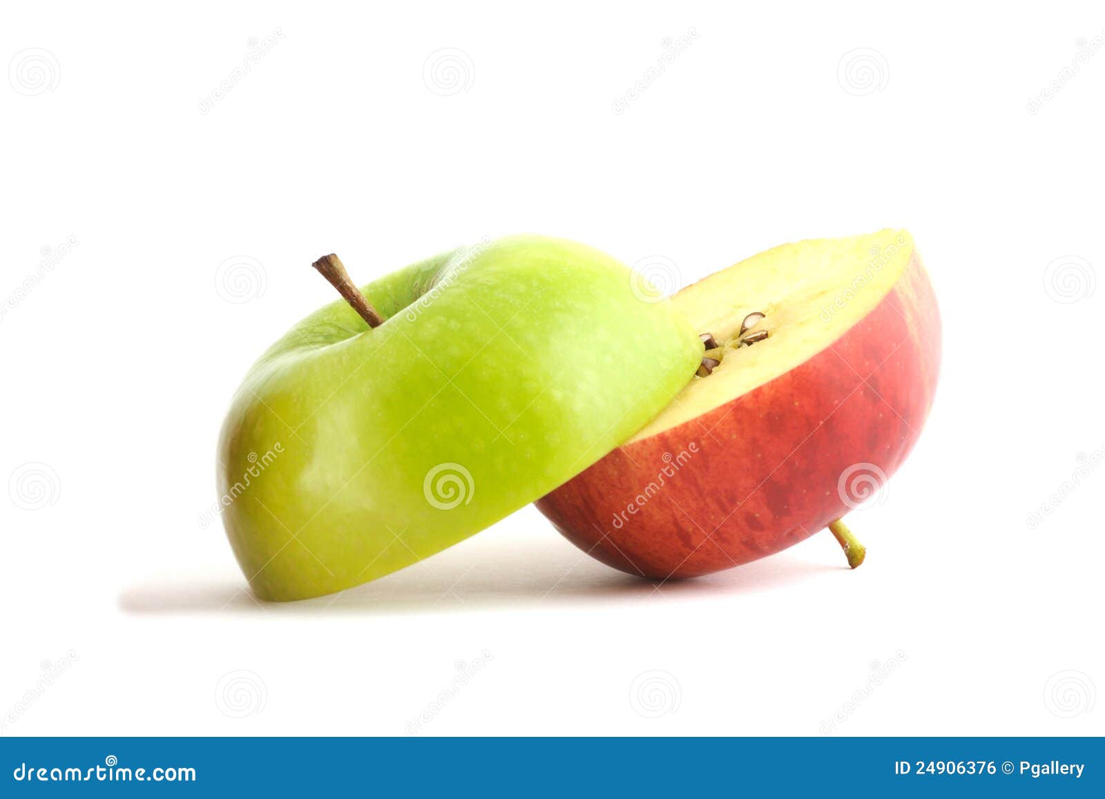 Apple red and green stock photo. Image of single, dieting - 24906376