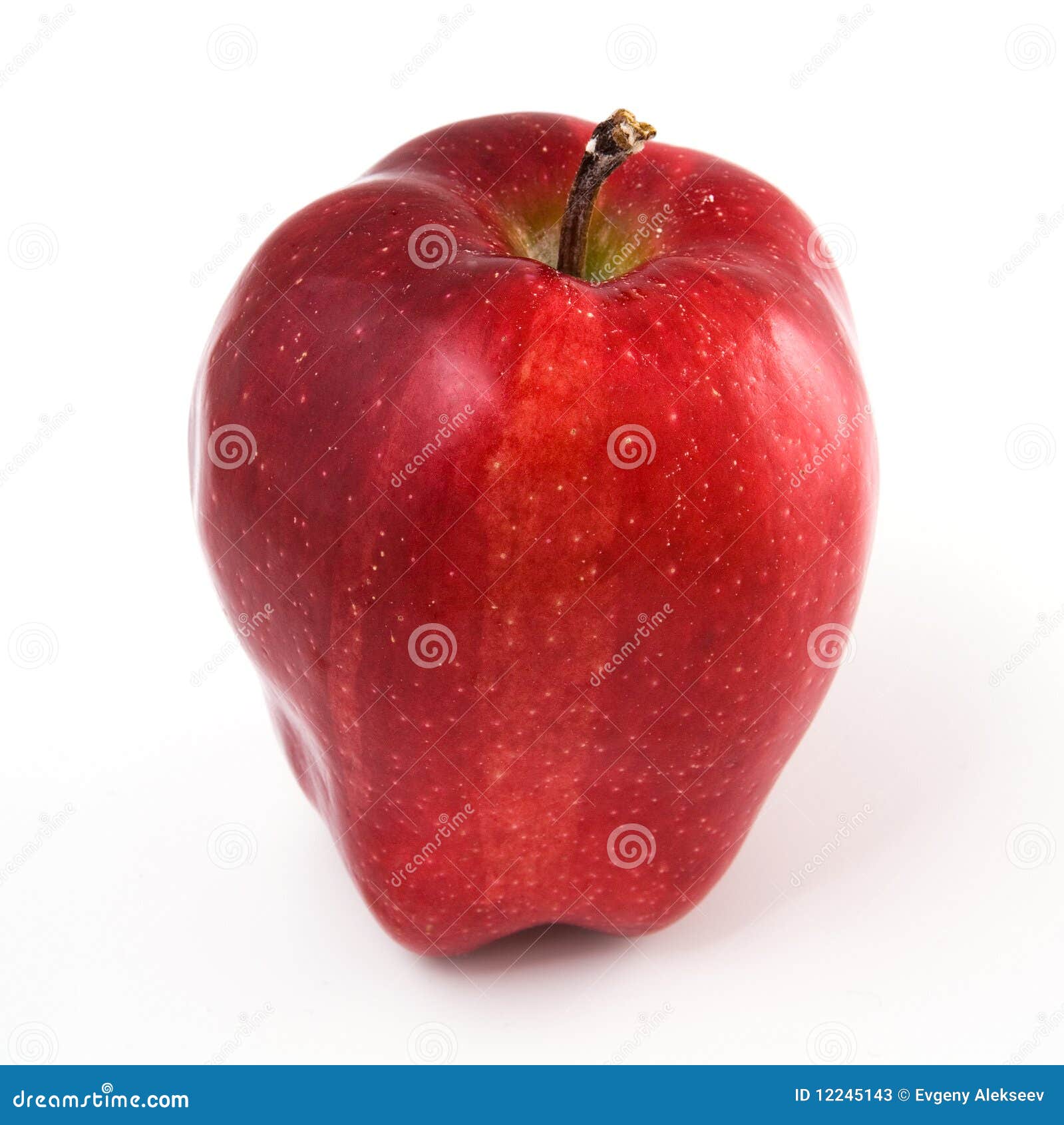 Apple red isolated stock image. Image of eating, sweet - 12245143