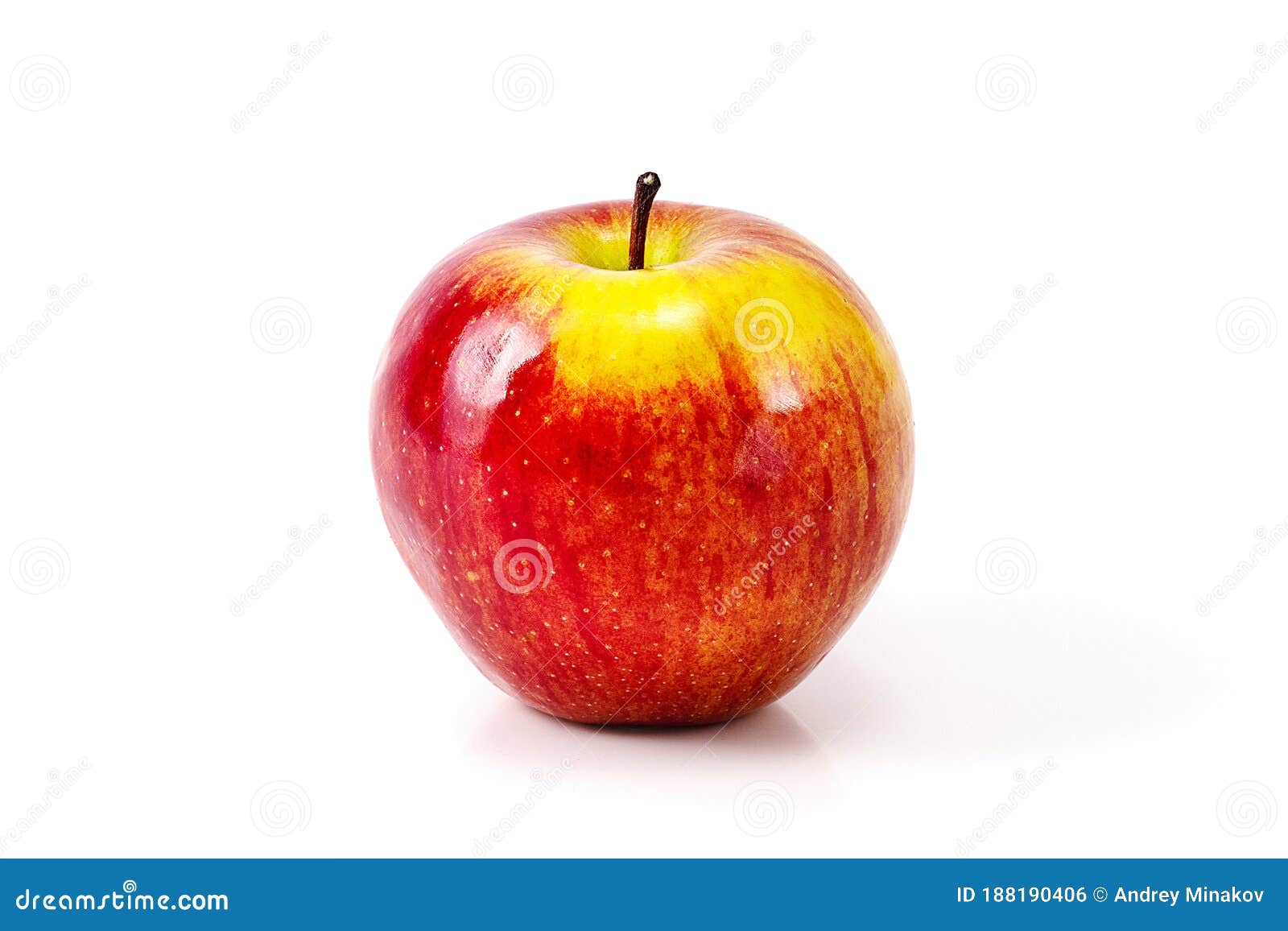 Apple red isolated stock photo. Image of color, fruit - 188190406