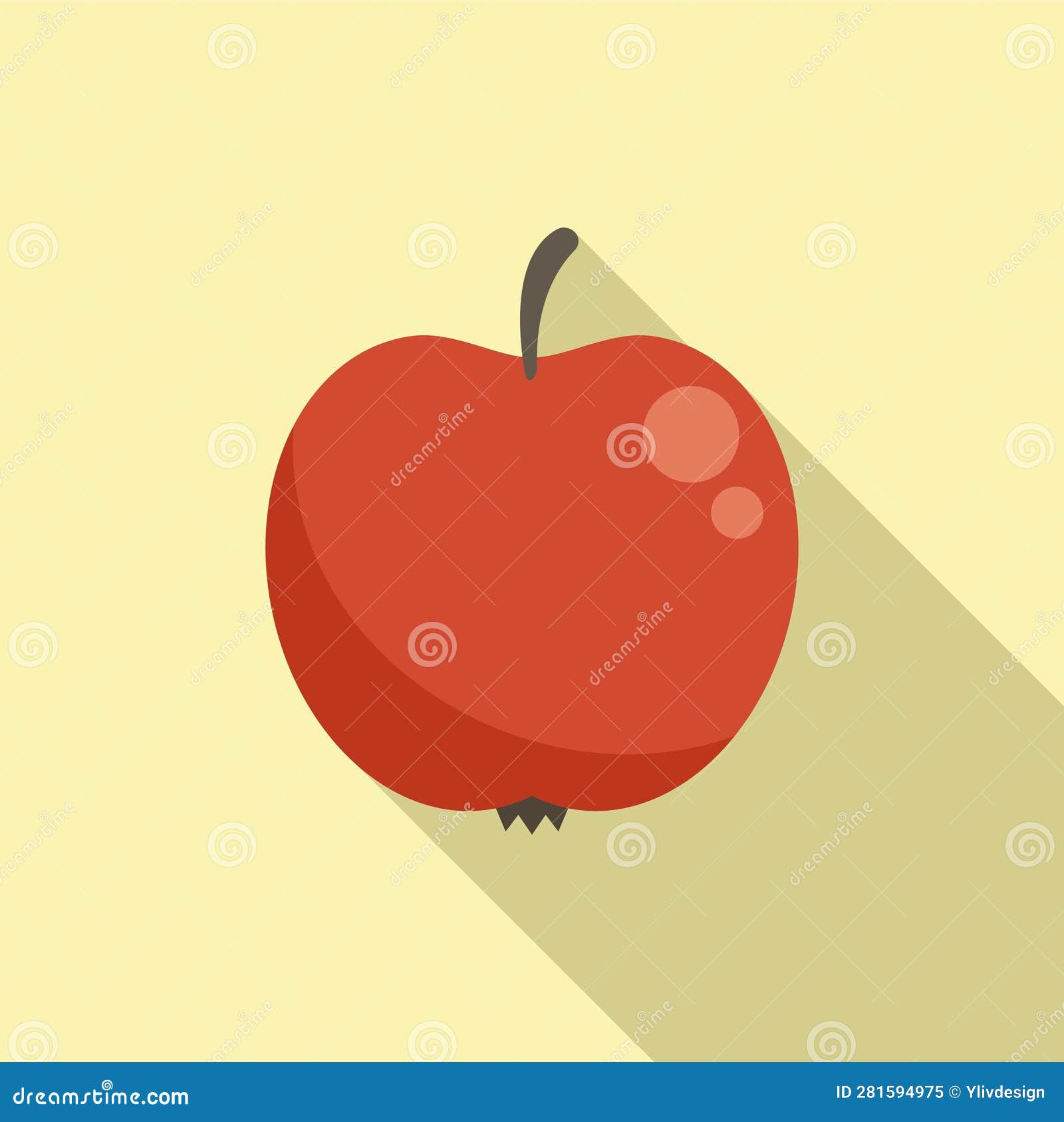 Apple Research Icon Flat Vector. Scientist Lab Stock Illustration ...