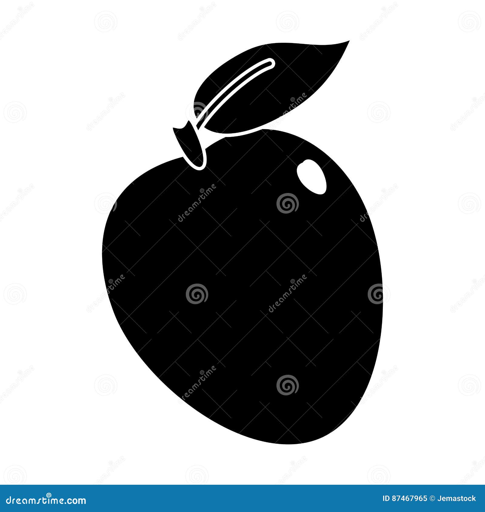 Apple Ripe Fruit Icon Pictogram Stock Vector - Illustration of dessert ...