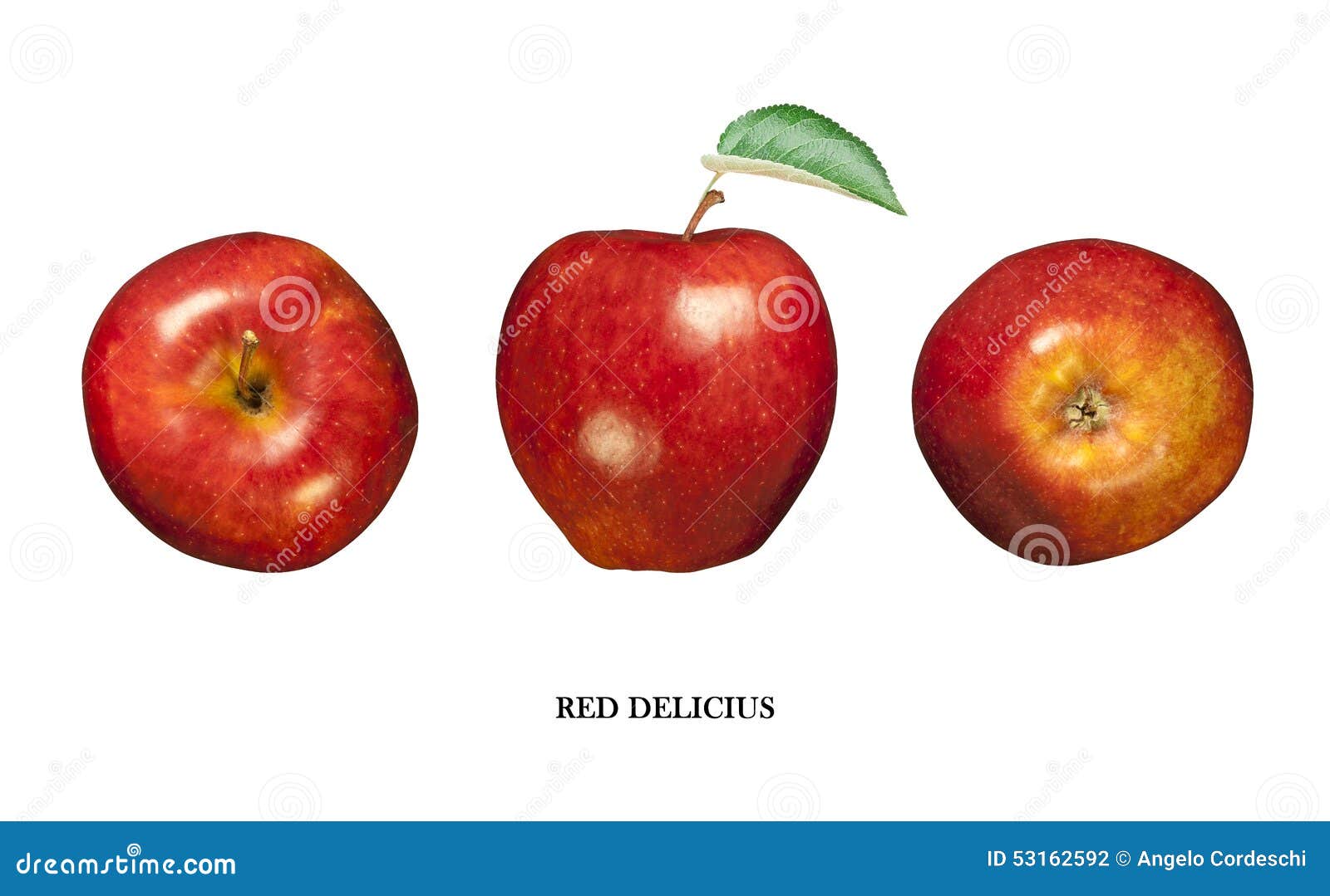 Apple-Rood - Heerlijk Geïsoleerd Op Wit Drie Standpunten Stock Foto ...
