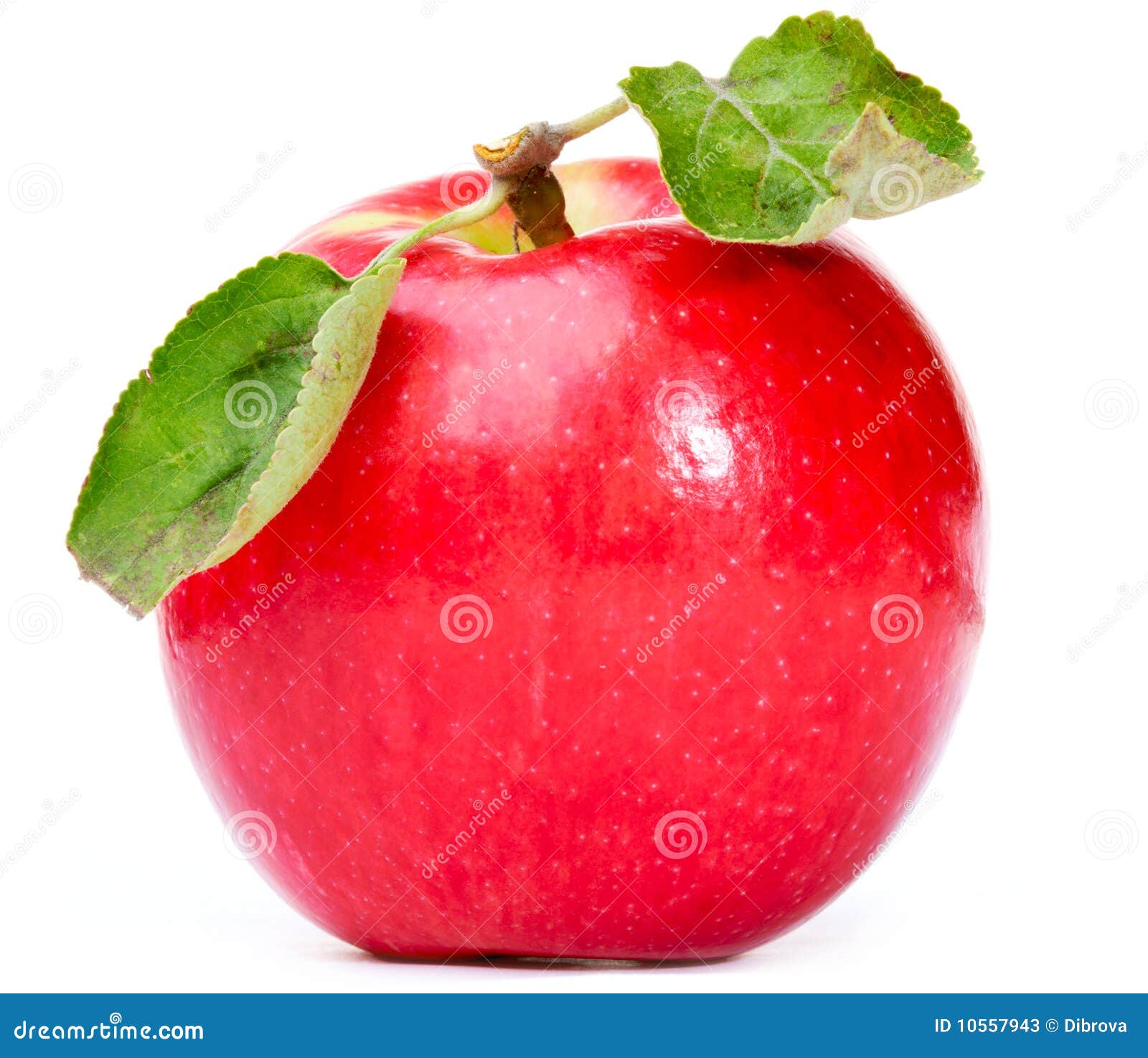 Apple rouge image stock. Image du fruits, frais, pomme - 10557943