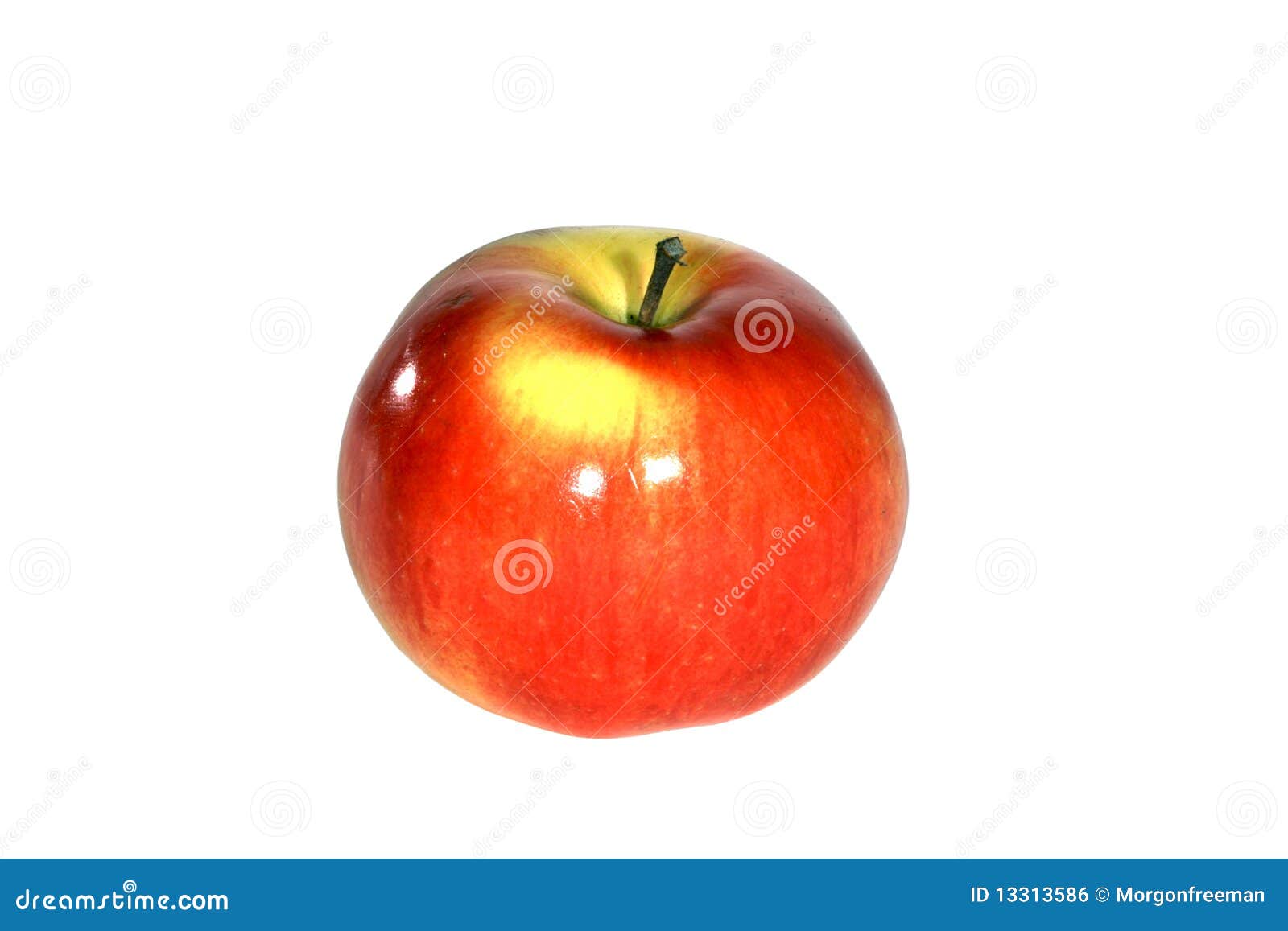 Apple Rouge Sur Le Fond Blanc Photo stock - Image du fond, manger: 13313586