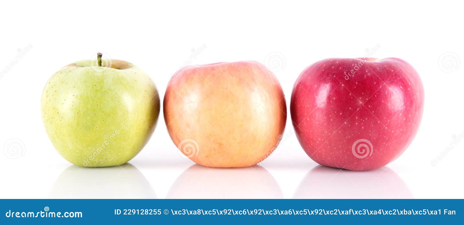 Apple`s Ripening Process on White Stock Image - Image of process ...