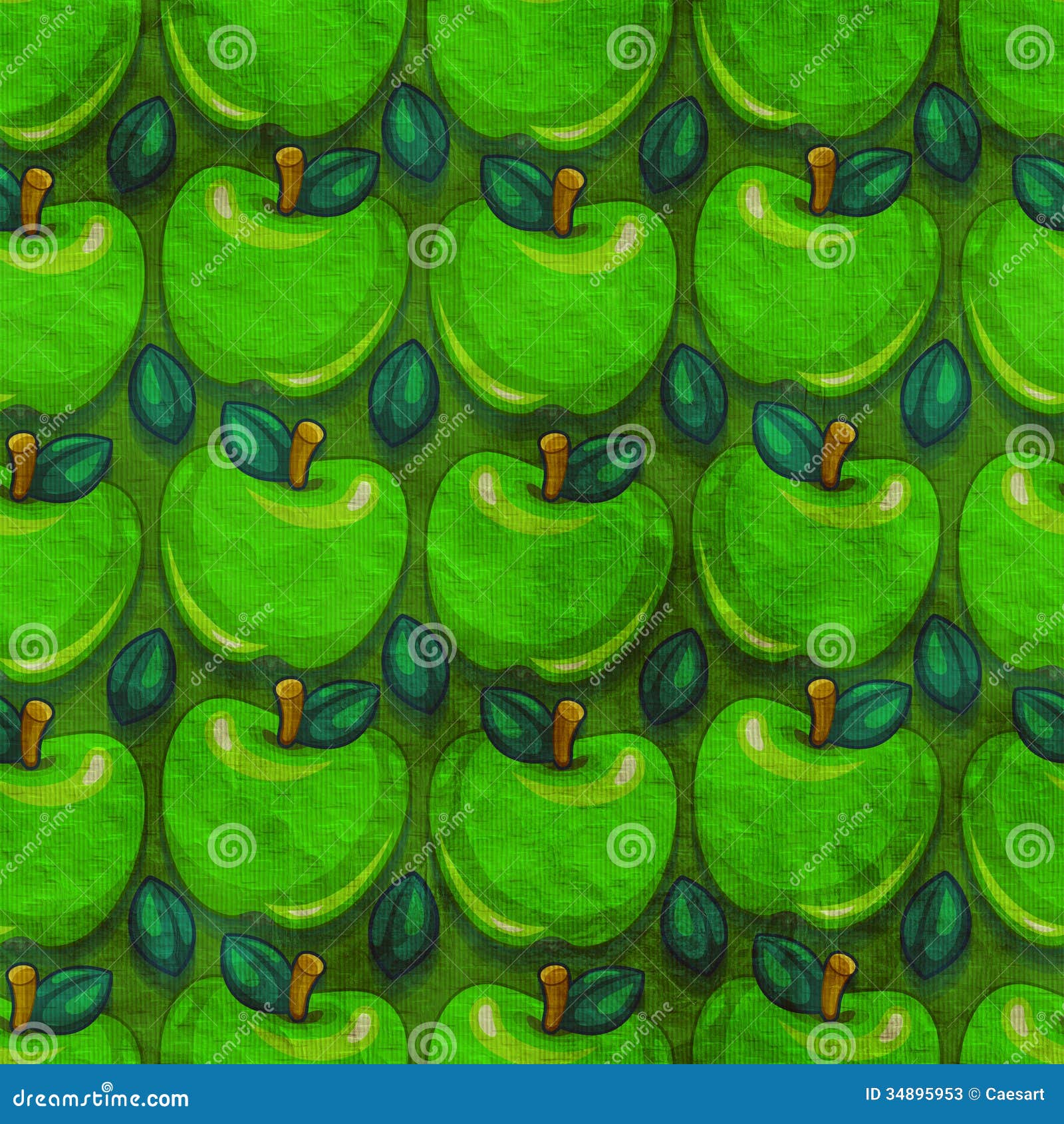 Apple Seamless Pattern Stock Illustration Illustration Of Nature