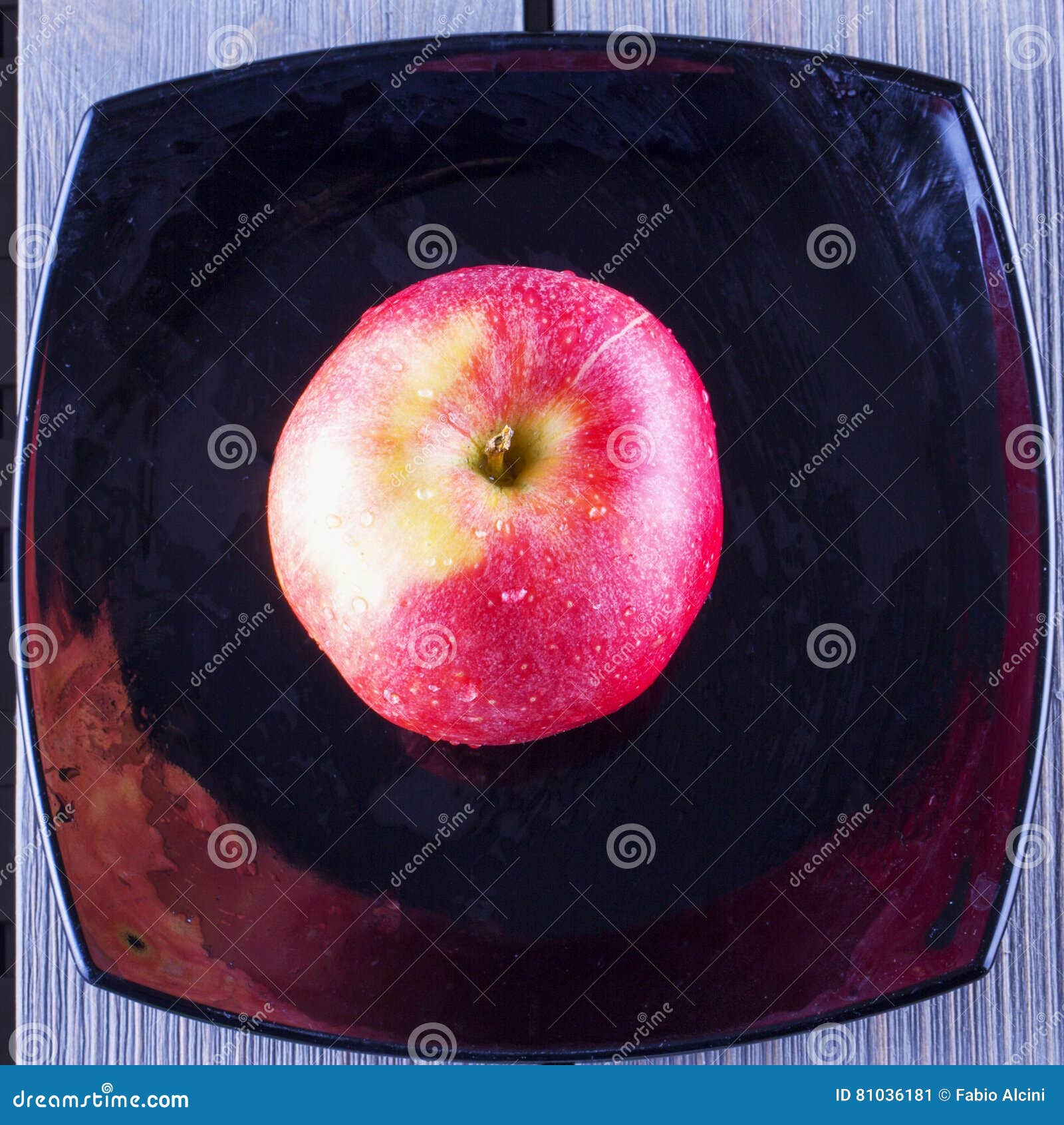 Apple seen from above stock image. Image of apple, freshness - 81036181