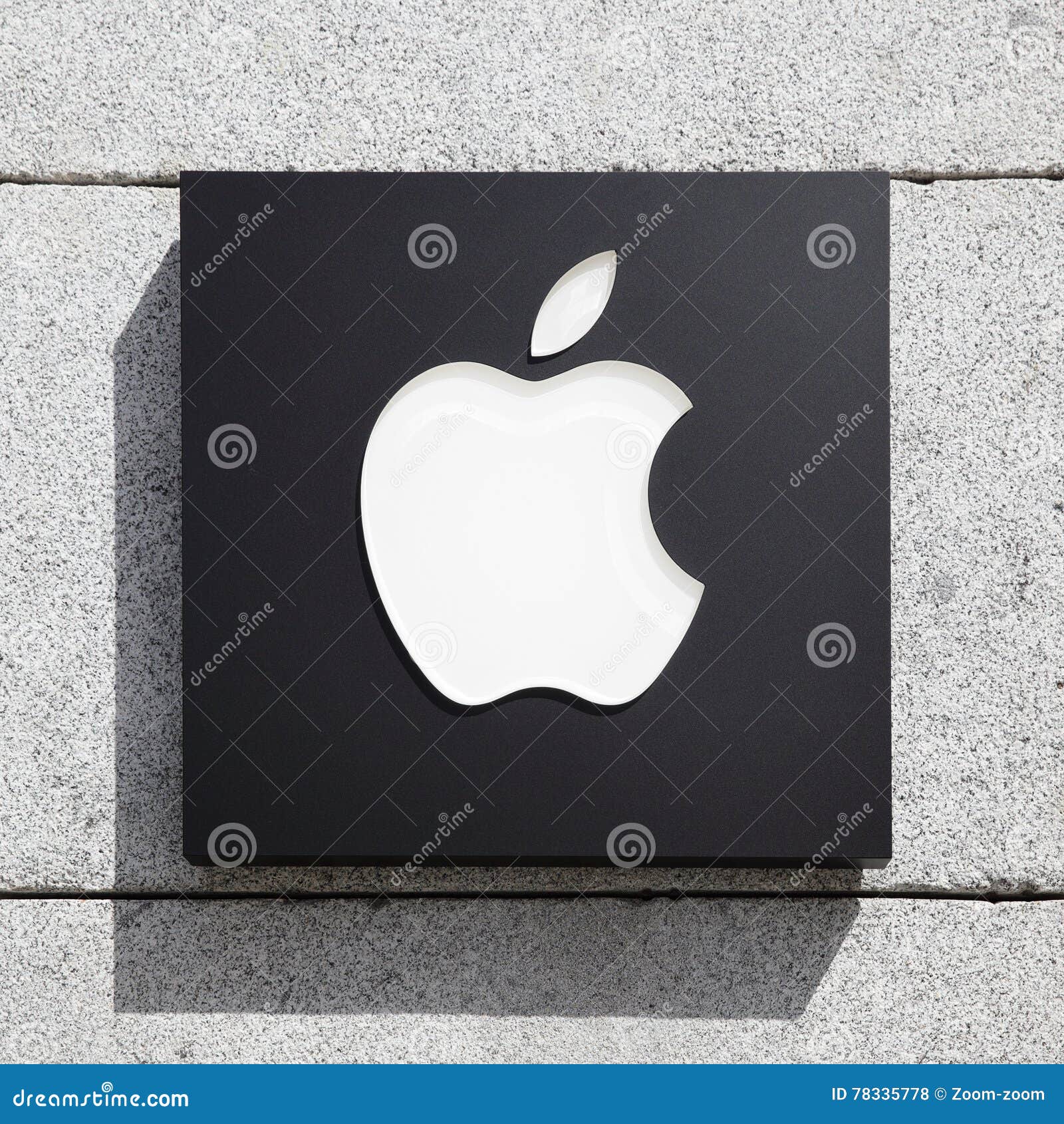 Apple sign editorial stock photo. Image of consumer, brand - 78335778