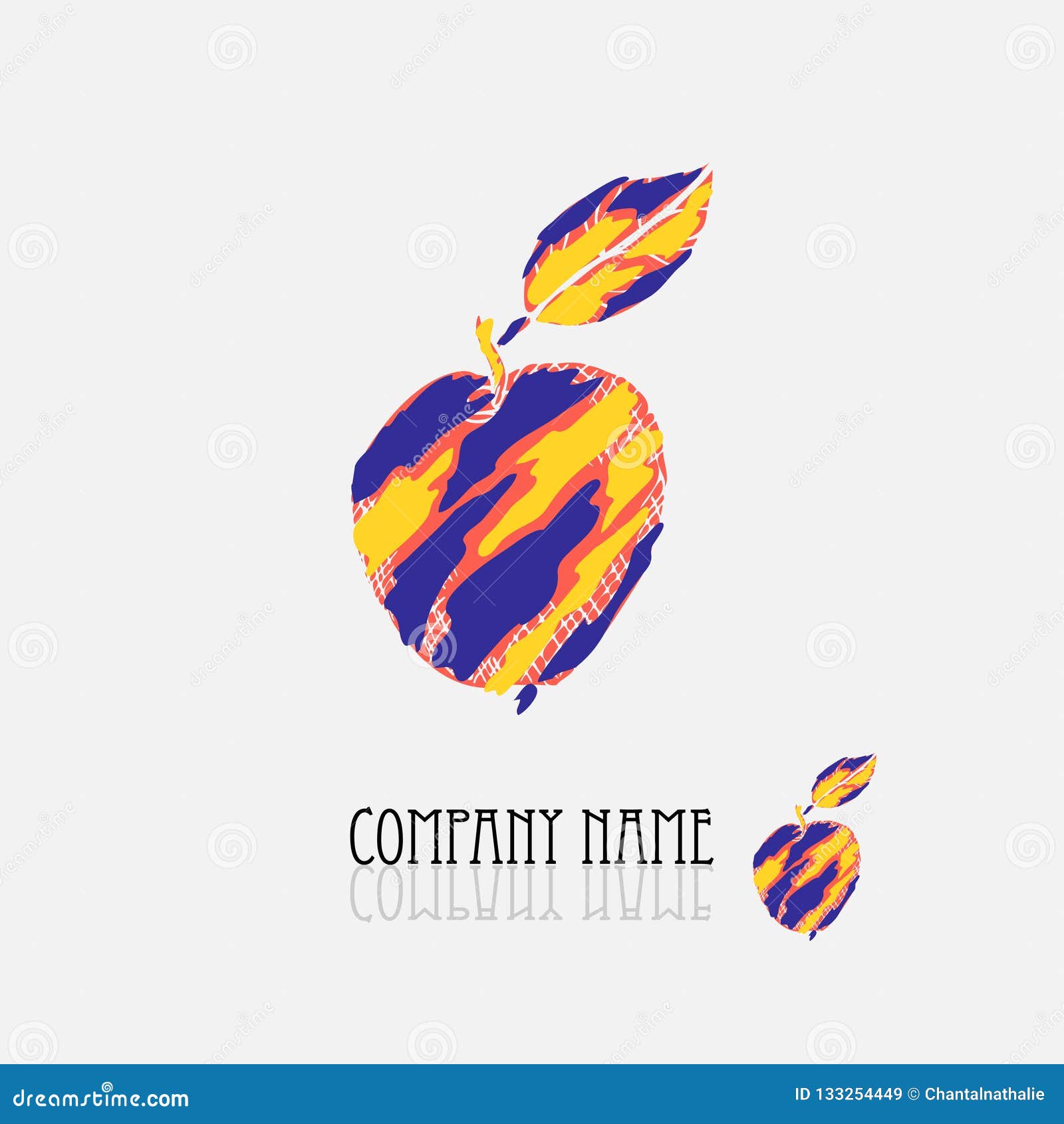 Apple signent le symbole illustration de vecteur. Illustration du ...