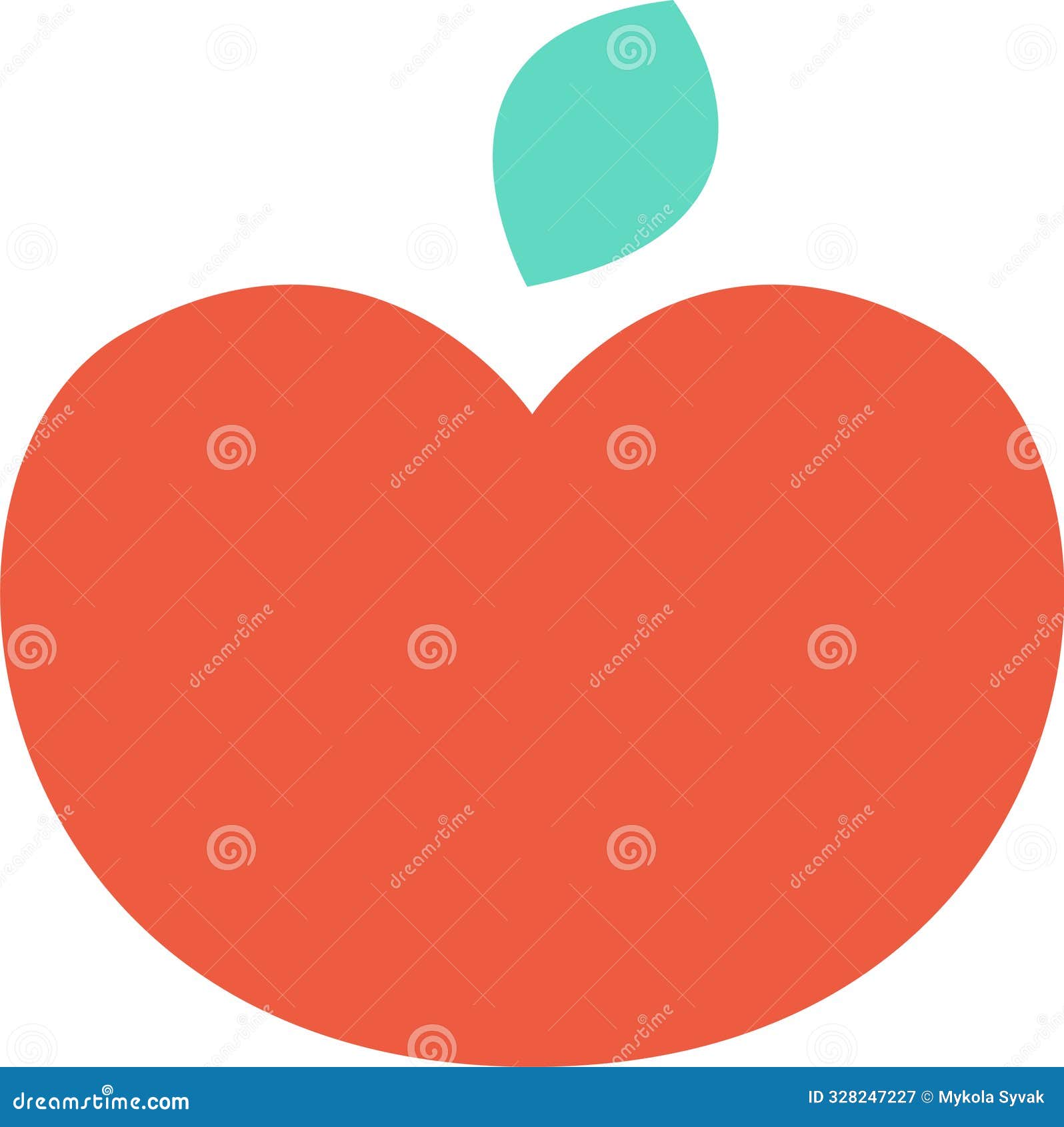 Apple Simple Icon stock illustration. Illustration of icon - 328247227
