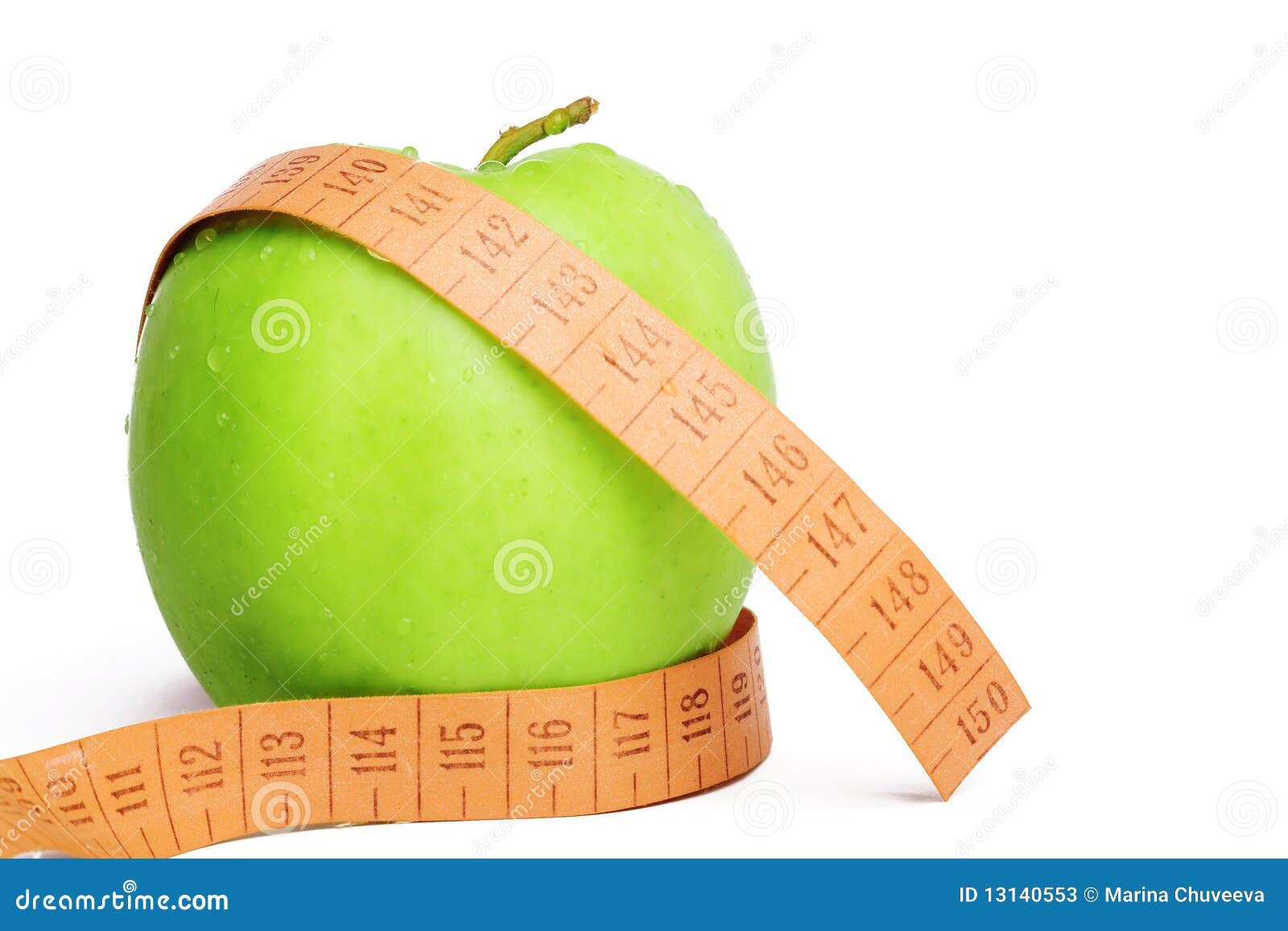 Apple size sliming stock image. Image of copy, macro - 13140553