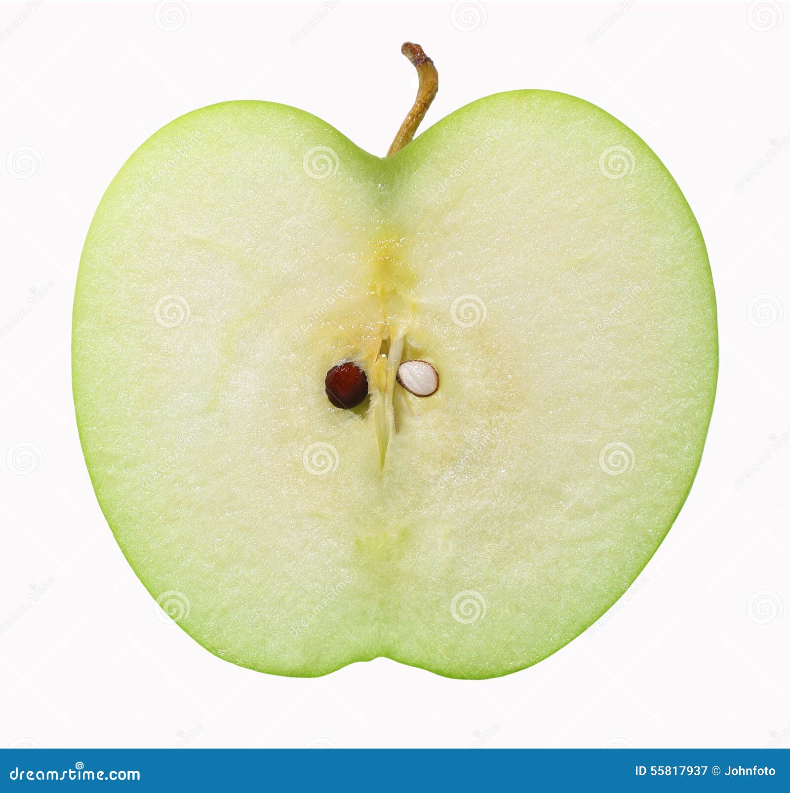 Apple slice stock image. Image of juicy, apple, sour - 55817937