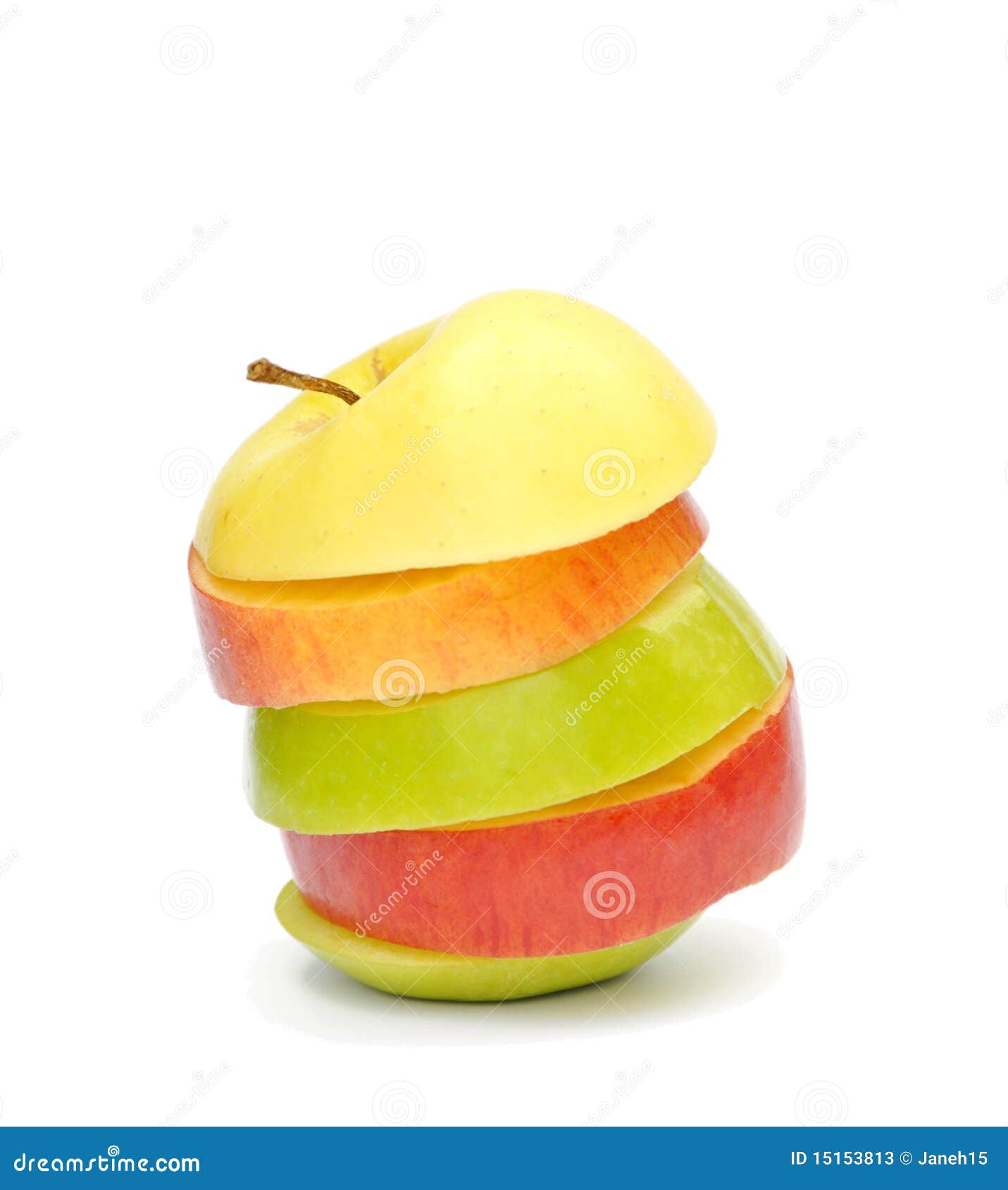 Apple slices stock image. Image of texture, delicious - 15153813