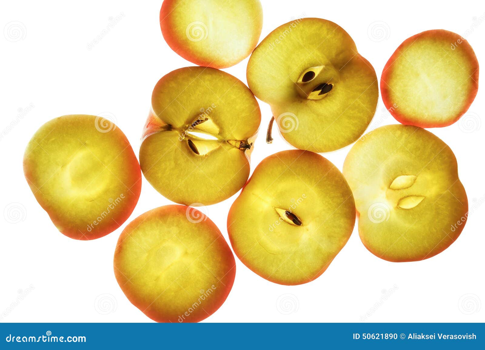Apple slices stock photo. Image of ripe, juicy, lifestyles - 50621890