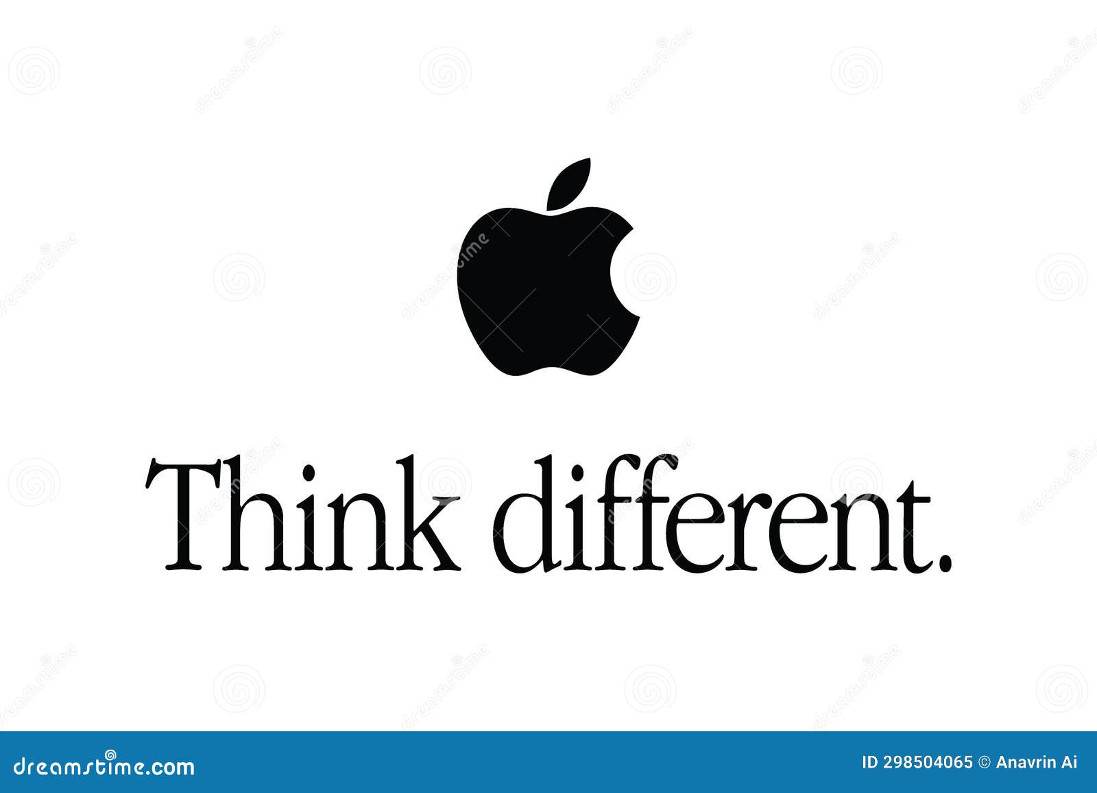 Apple Slogan Think Different Vector Icon Color Editorial Editorial ...
