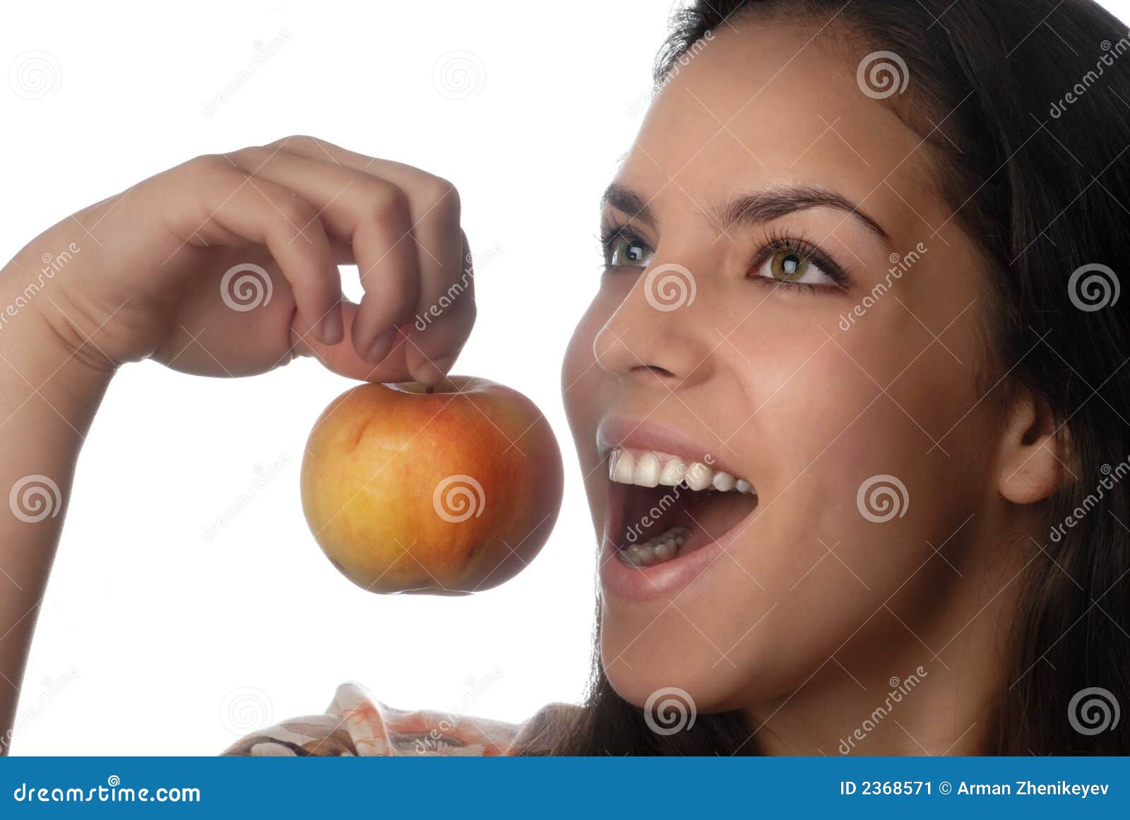 Apple and smile stock image. Image of merry, apple, green - 2368571