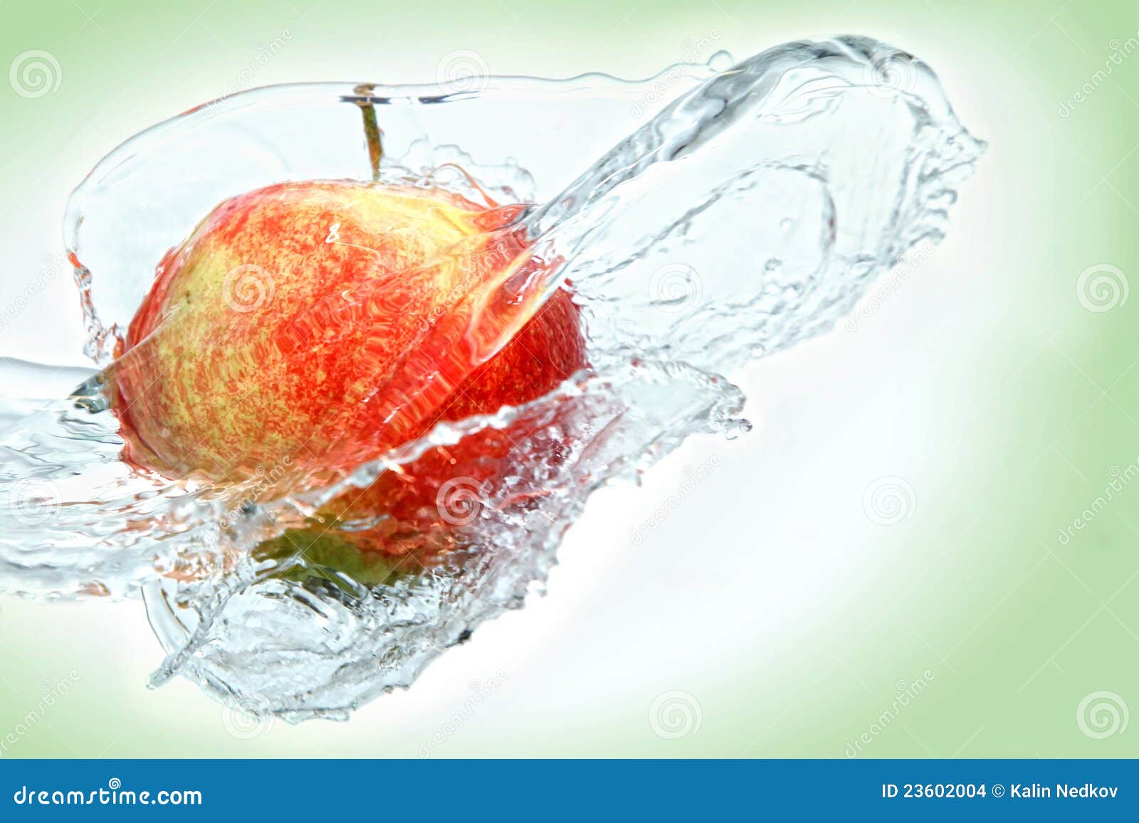 Apple splash stock photo. Image of white, edible, fresh - 23602004