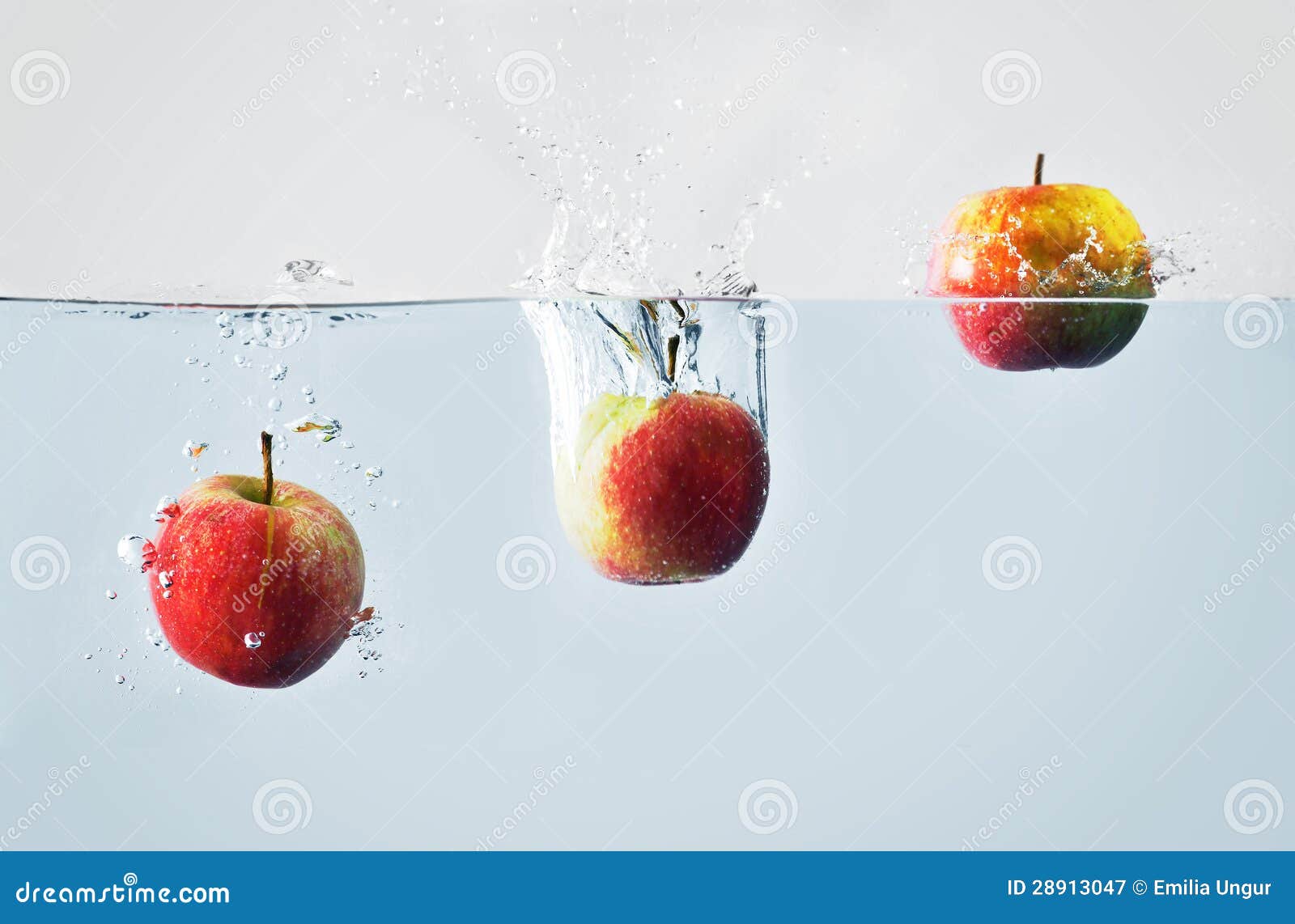 Apple splash stock image. Image of clear, nutrition, ripples - 28913047