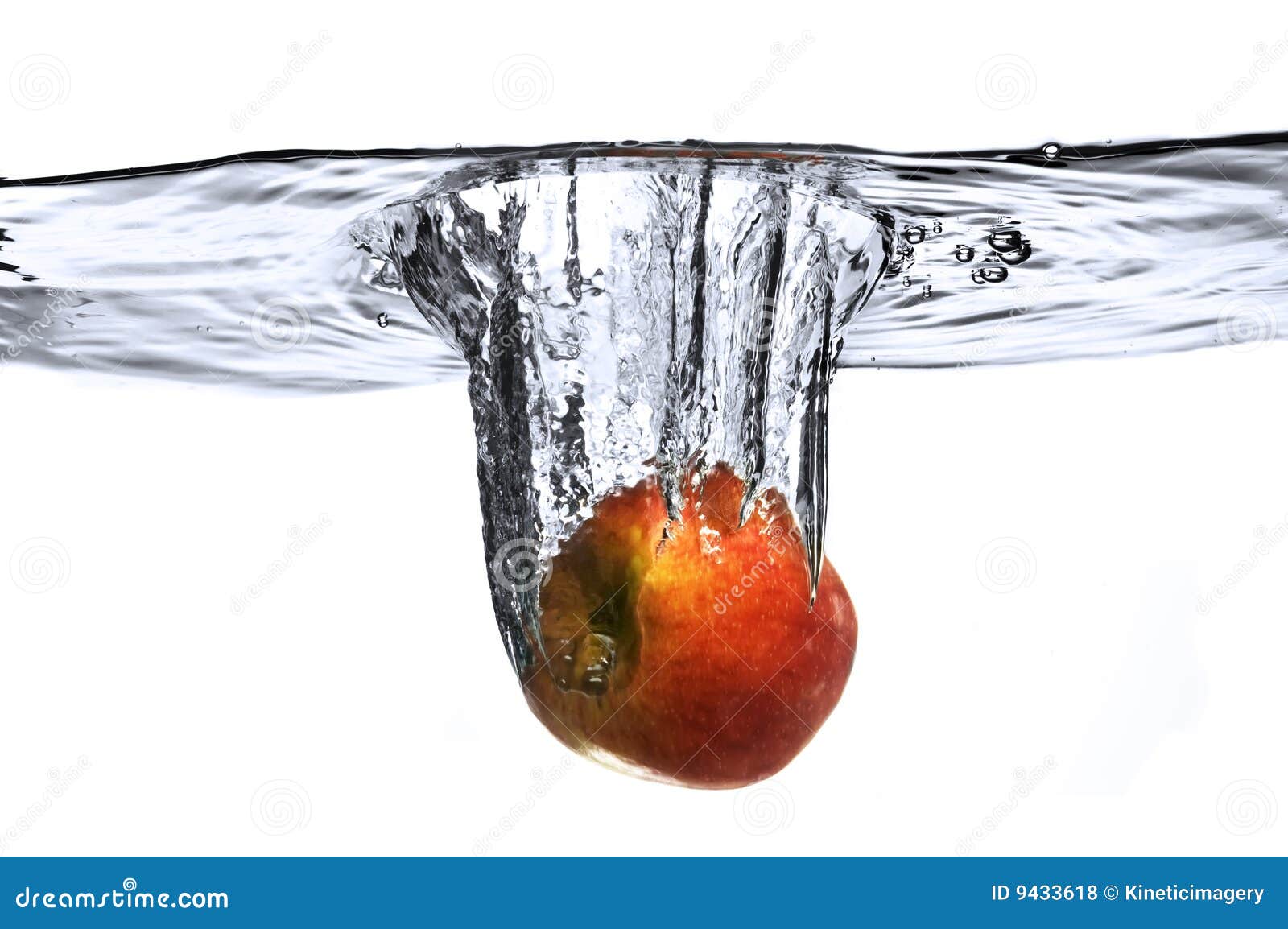 Apple splash stock photo. Image of splash, healthy, seasonal - 9433618