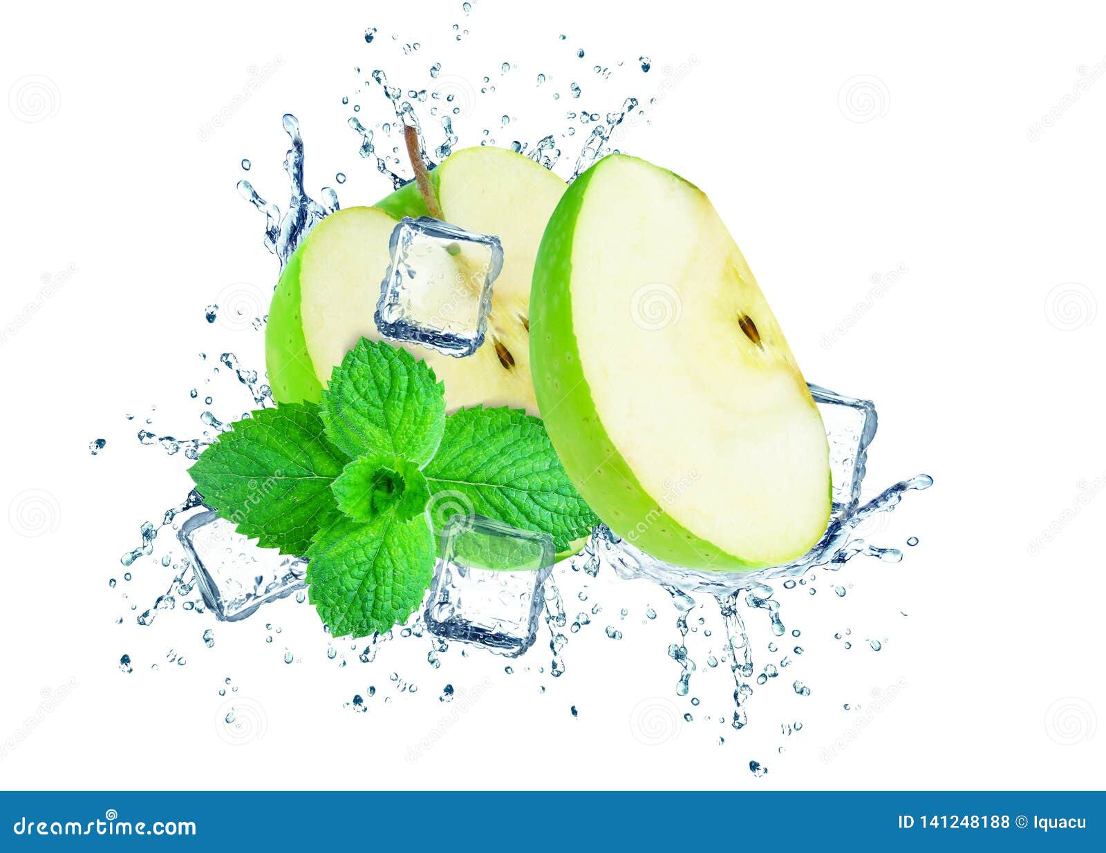 Apple splash water stock photo. Image of water, splash - 141248188