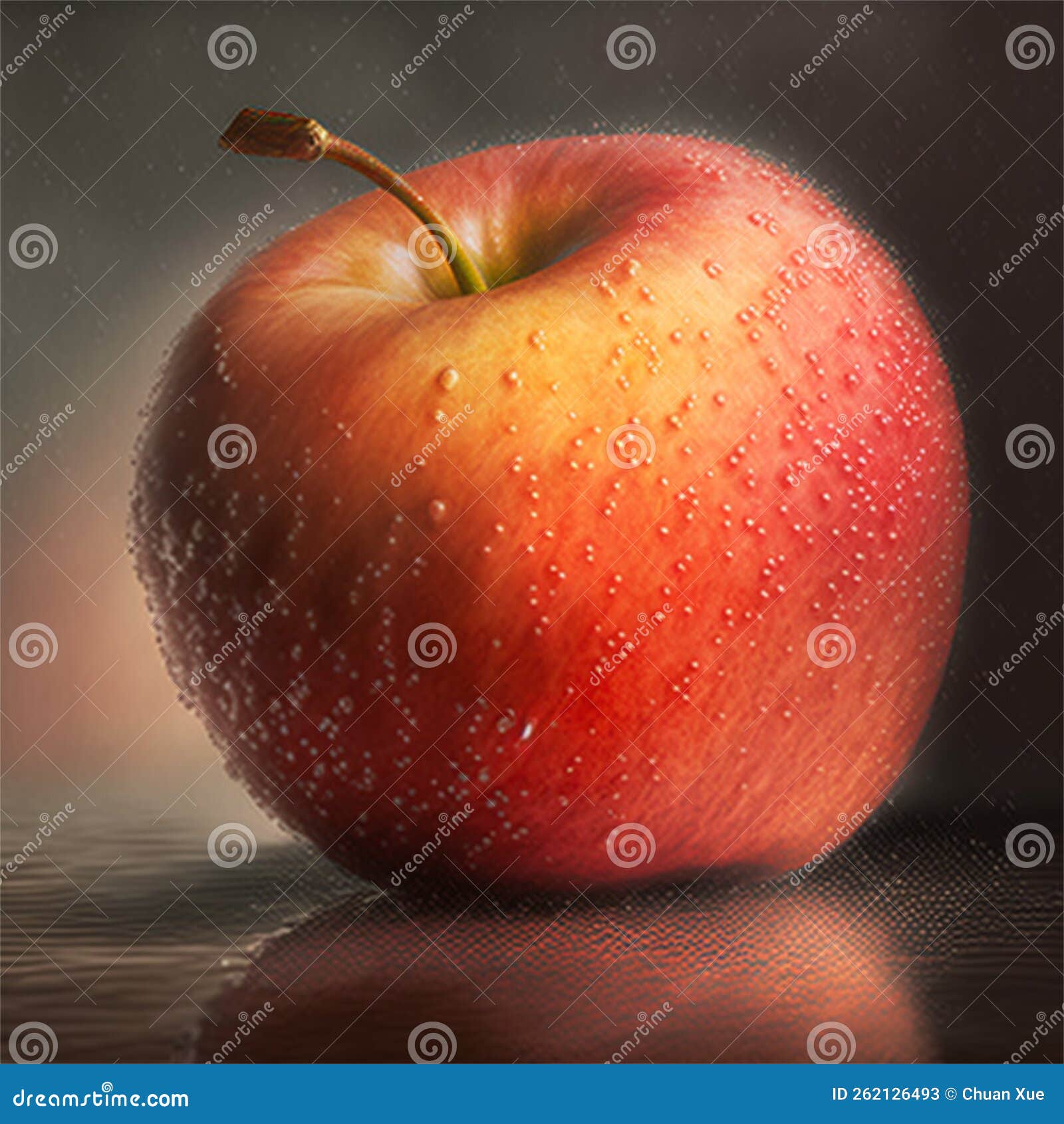 Apple with splash of water stock image. Image of falling - 262126493
