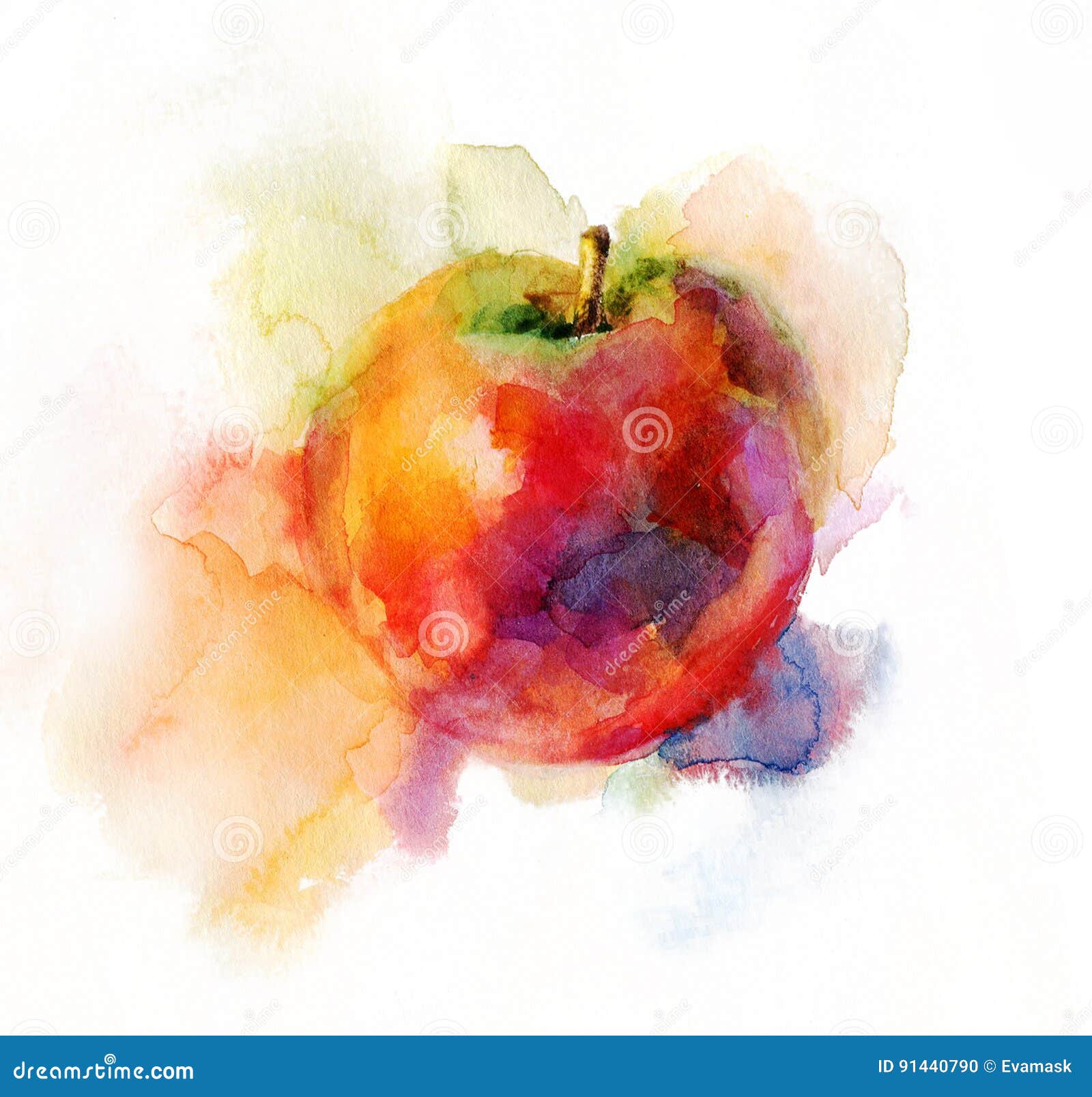 Apple stock illustration. Illustration of plant, shade - 91440790