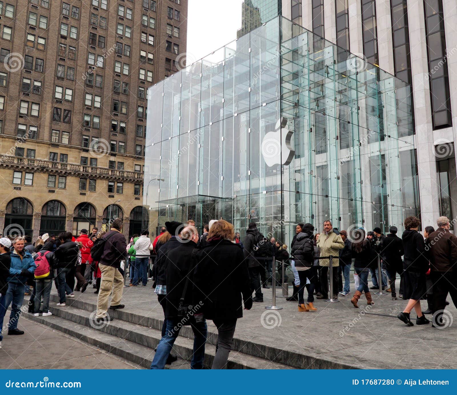 Apple Store in De Stad Van New York Redactionele Afbeelding - Image of ...