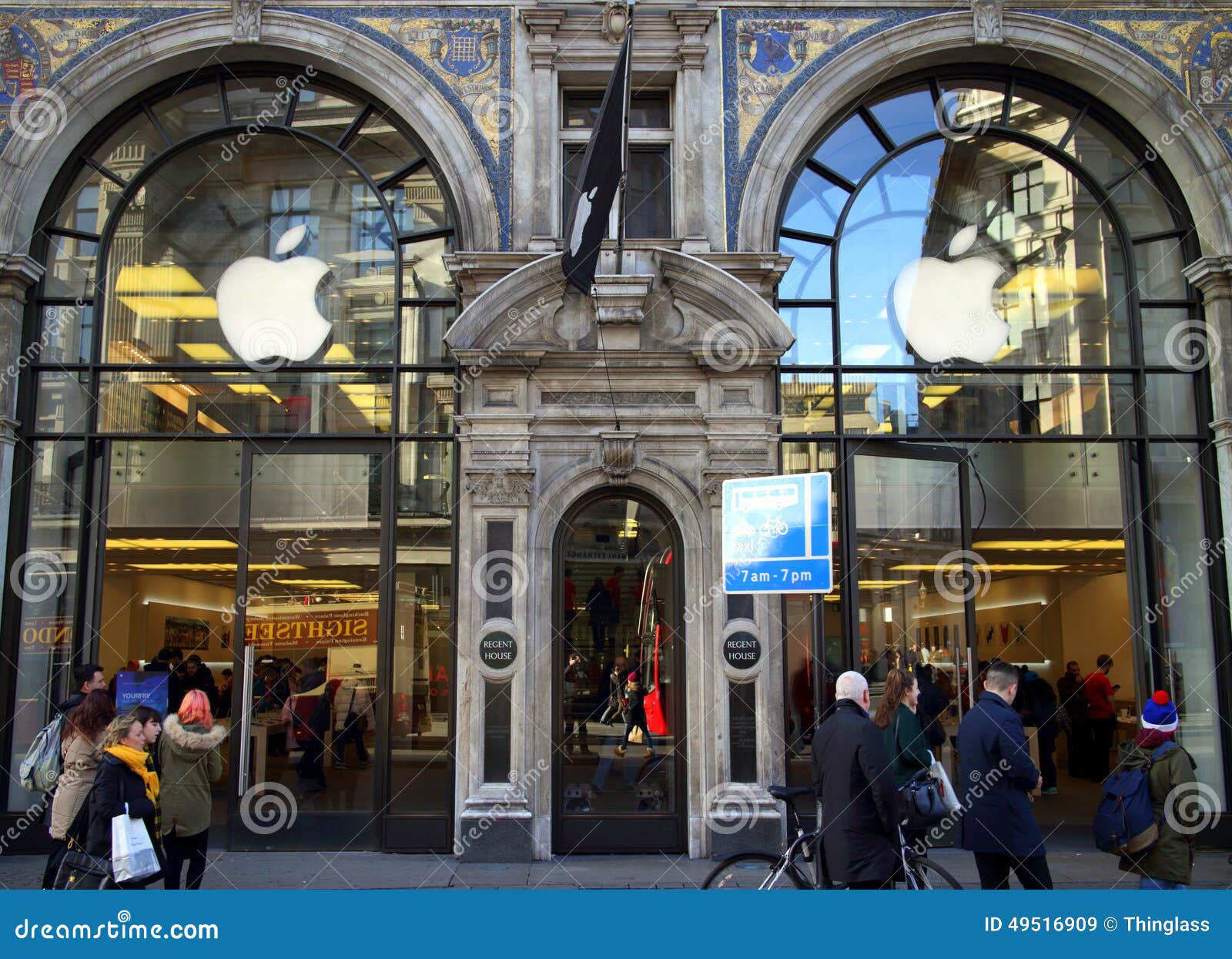 Apple Store - London redaktionelles stockbild. Bild von london - 49516909