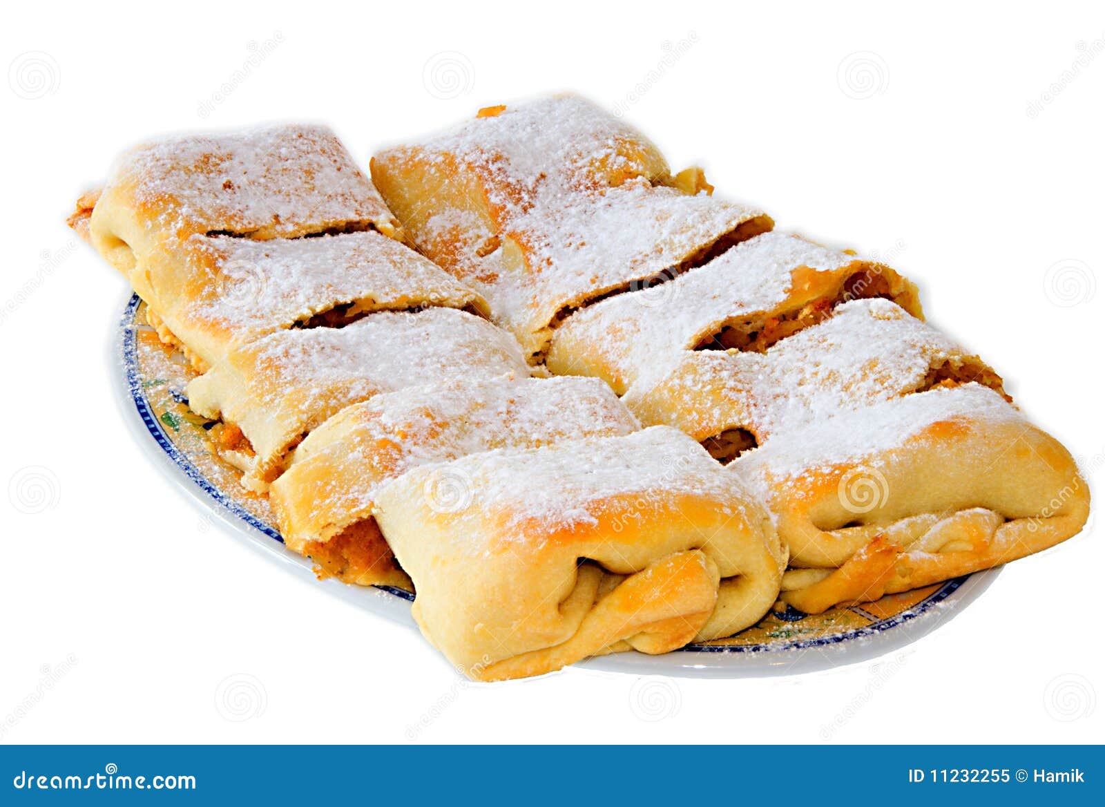 Apple strudel stock image. Image of foodstuff, strudel - 11232255
