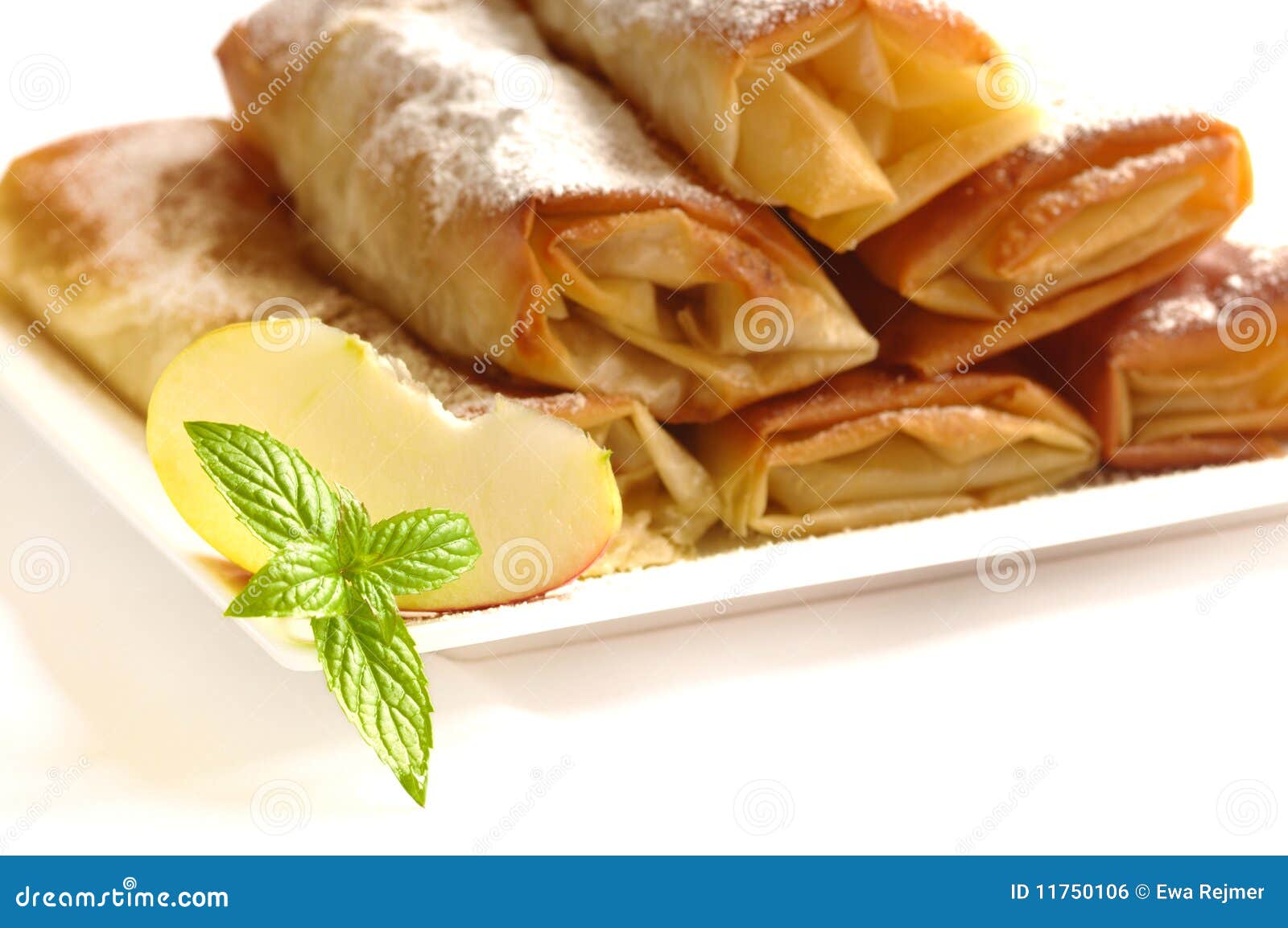 Apple Strudel stock photo. Image of sweet, baked, apple - 11750106