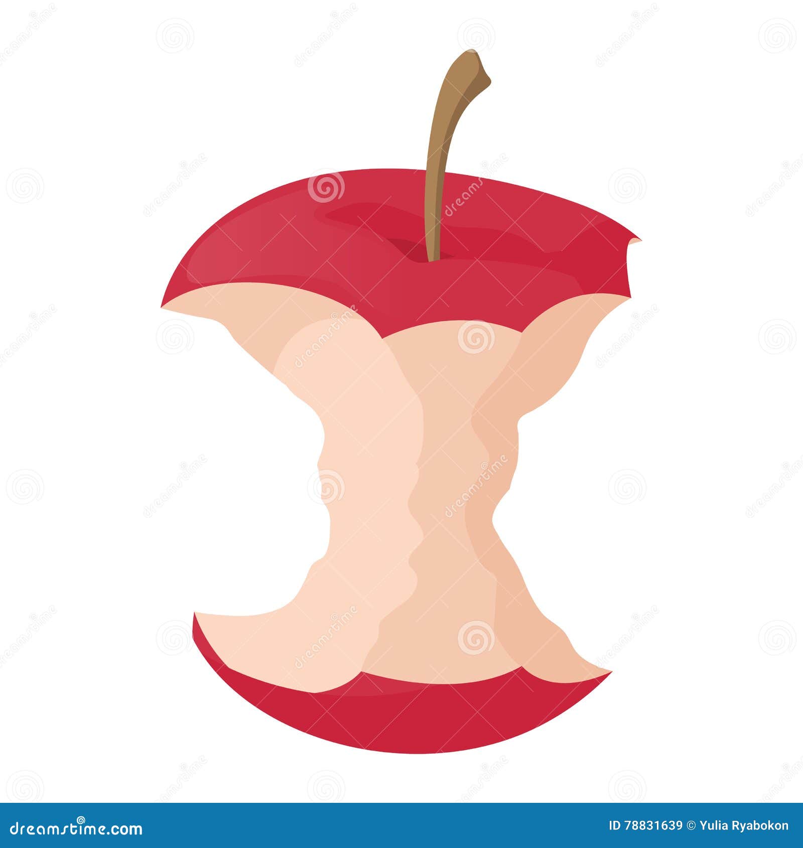 Apple Core Cartoon