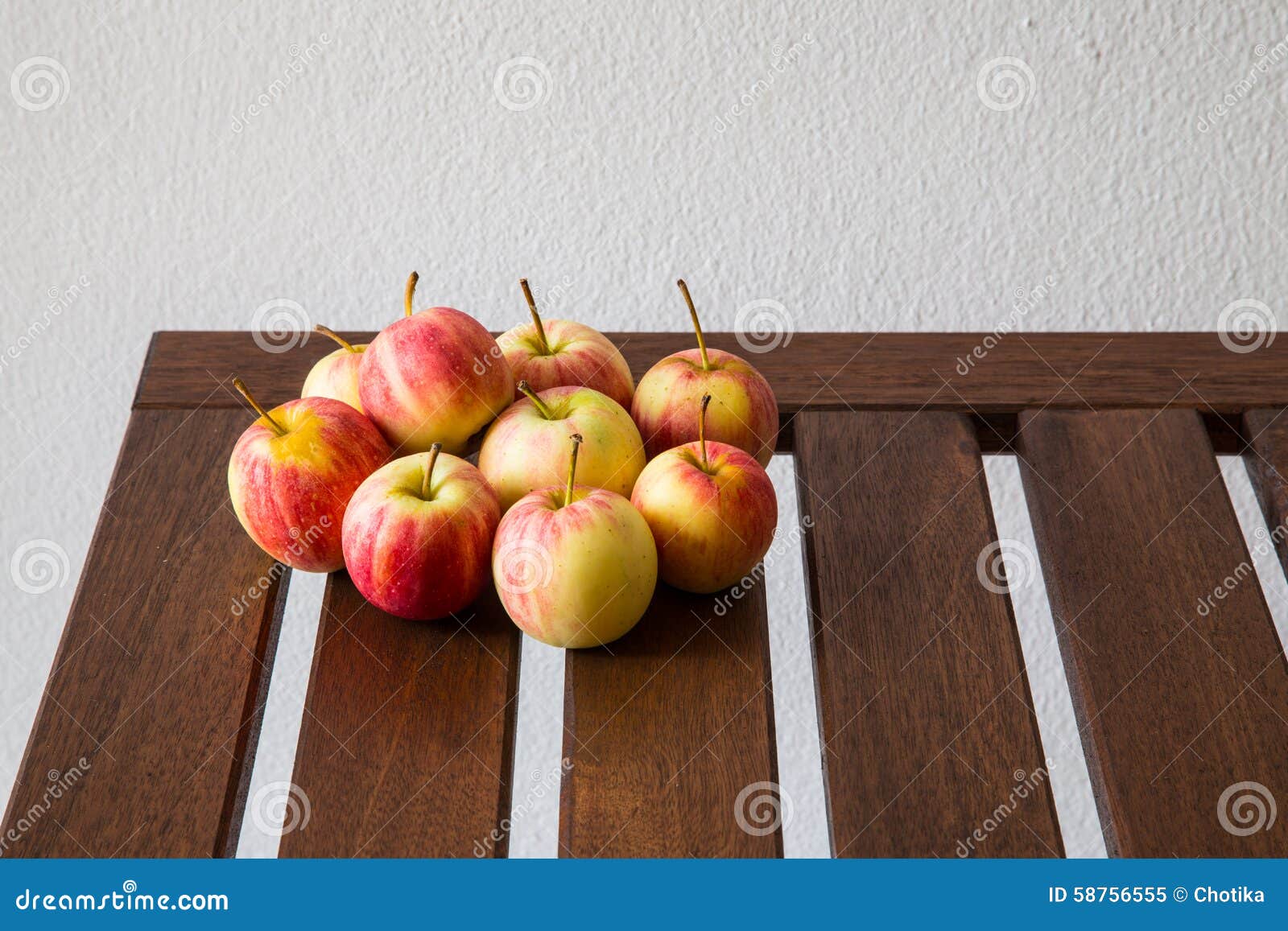 Apple on the table stock image. Image of healthy, fresh - 58756555