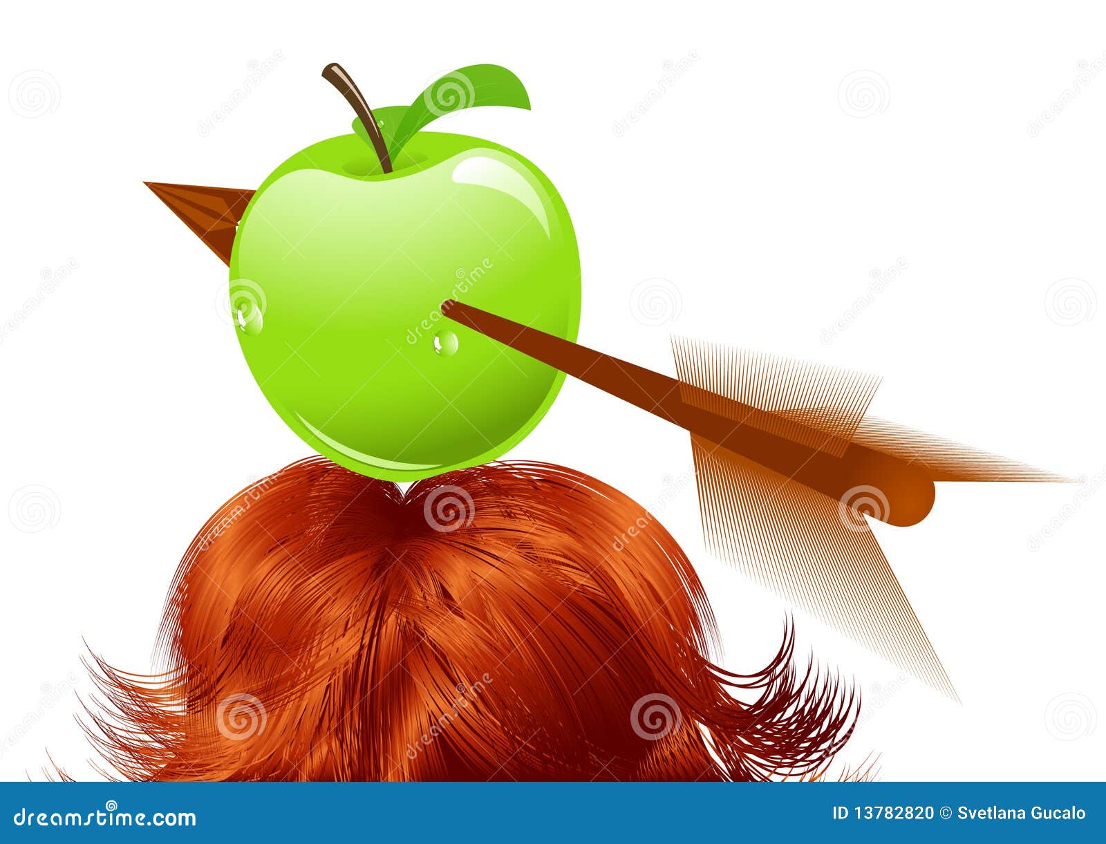 Apple-target stock vector. Illustration of juicy, glossy - 13782820
