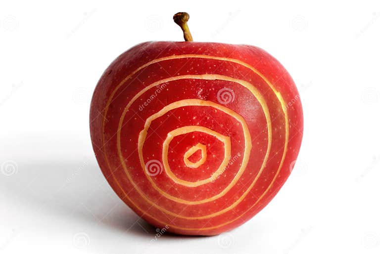 Apple-target stock image. Image of harvest, gating, isolate - 3176695