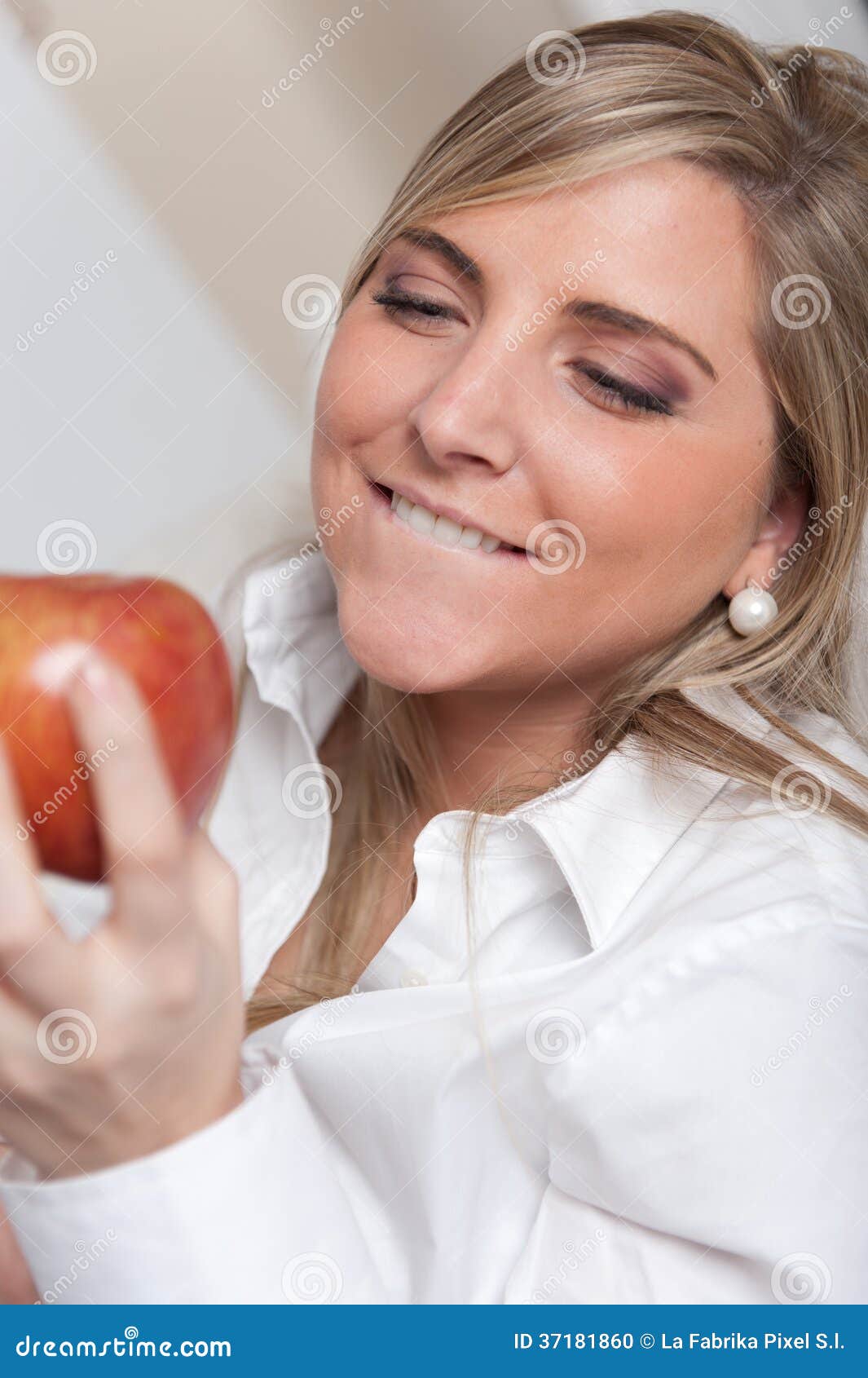 Apple temptation stock photo. Image of fruit, diet, organic - 37181860