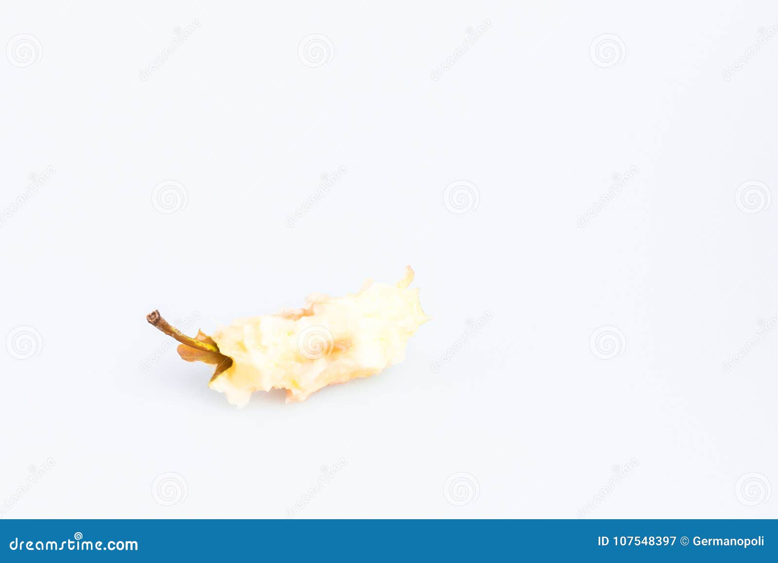 Apple Torsel on White Background. Stock Image - Image of freshness ...