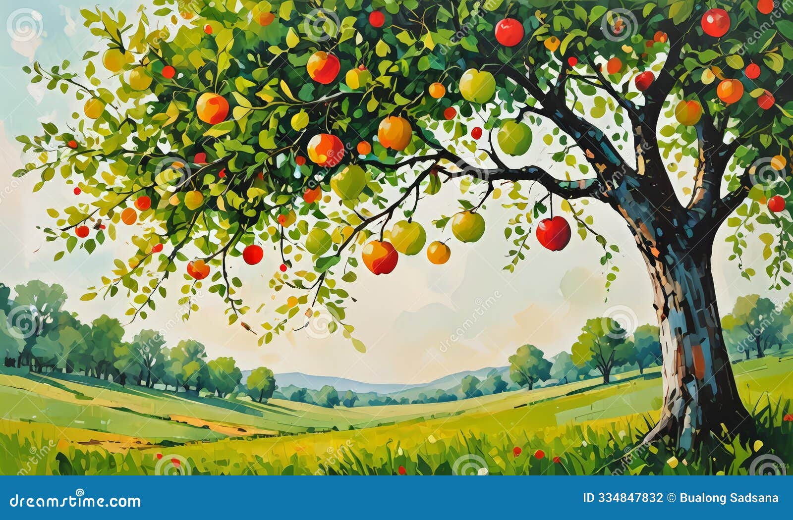 Flaming Apple With Dynamic Fire Effects On Dark Background Stock Photo ...