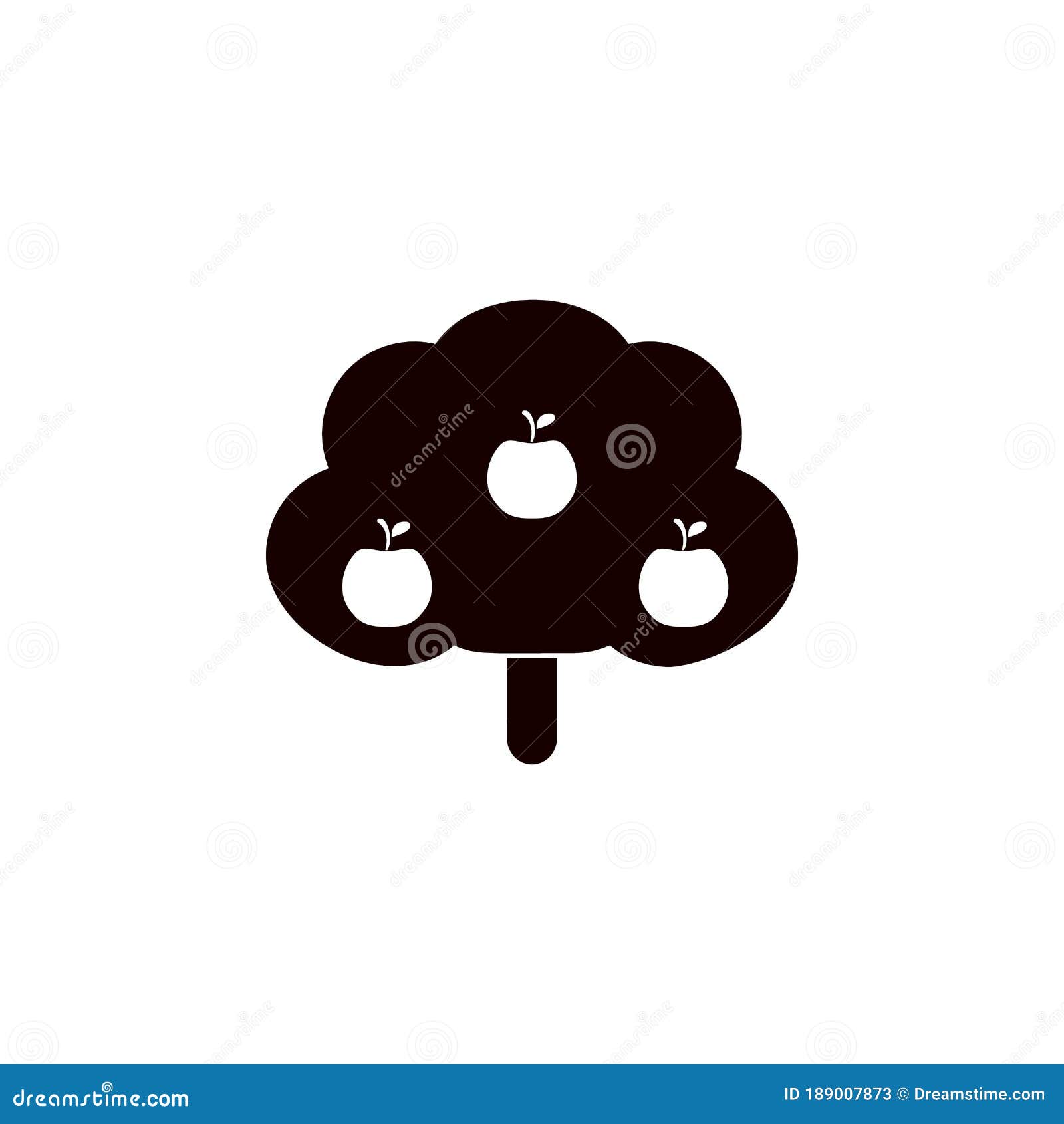 Apple Tree Icon. Element of Farm for Mobile Concept and Web Apps ...