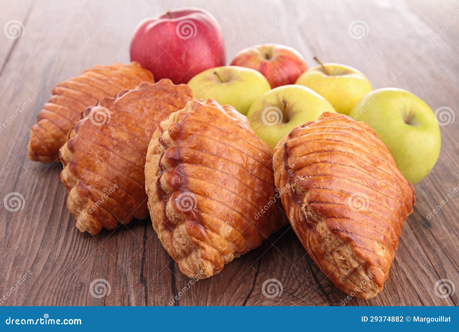Apple turnover stock photo. Image of food, rustic, green - 29374882